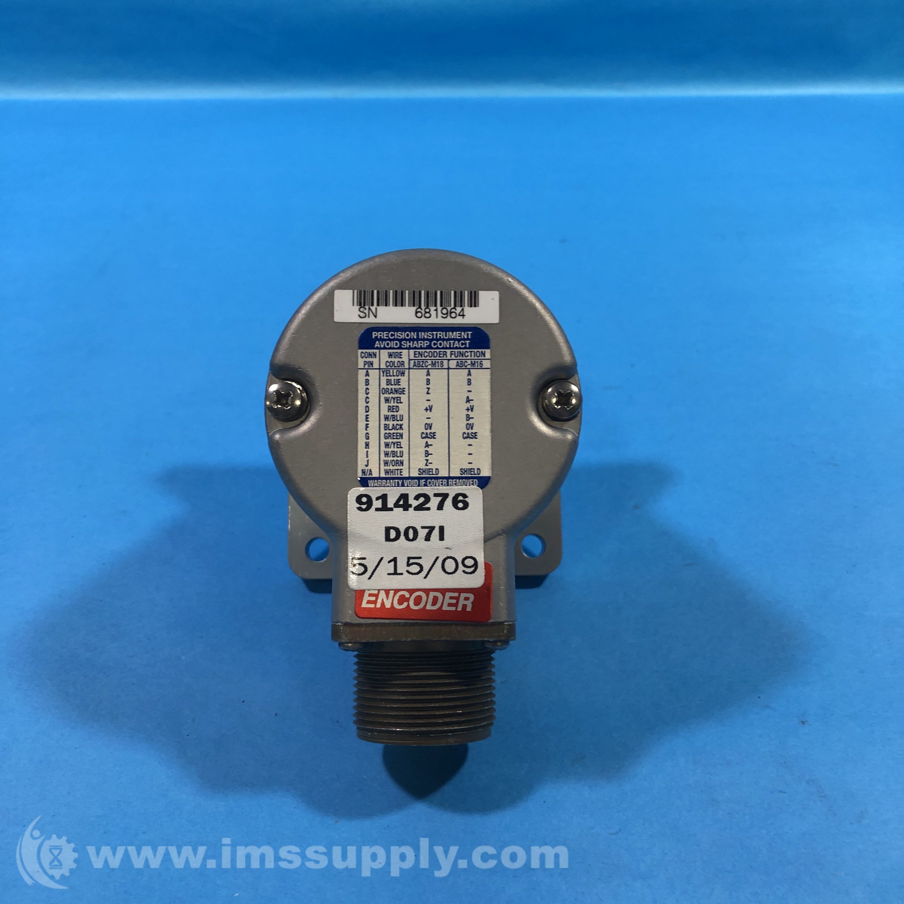 BEI Industrial Encoders 924-01002-7481 Encoder - IMS Supply