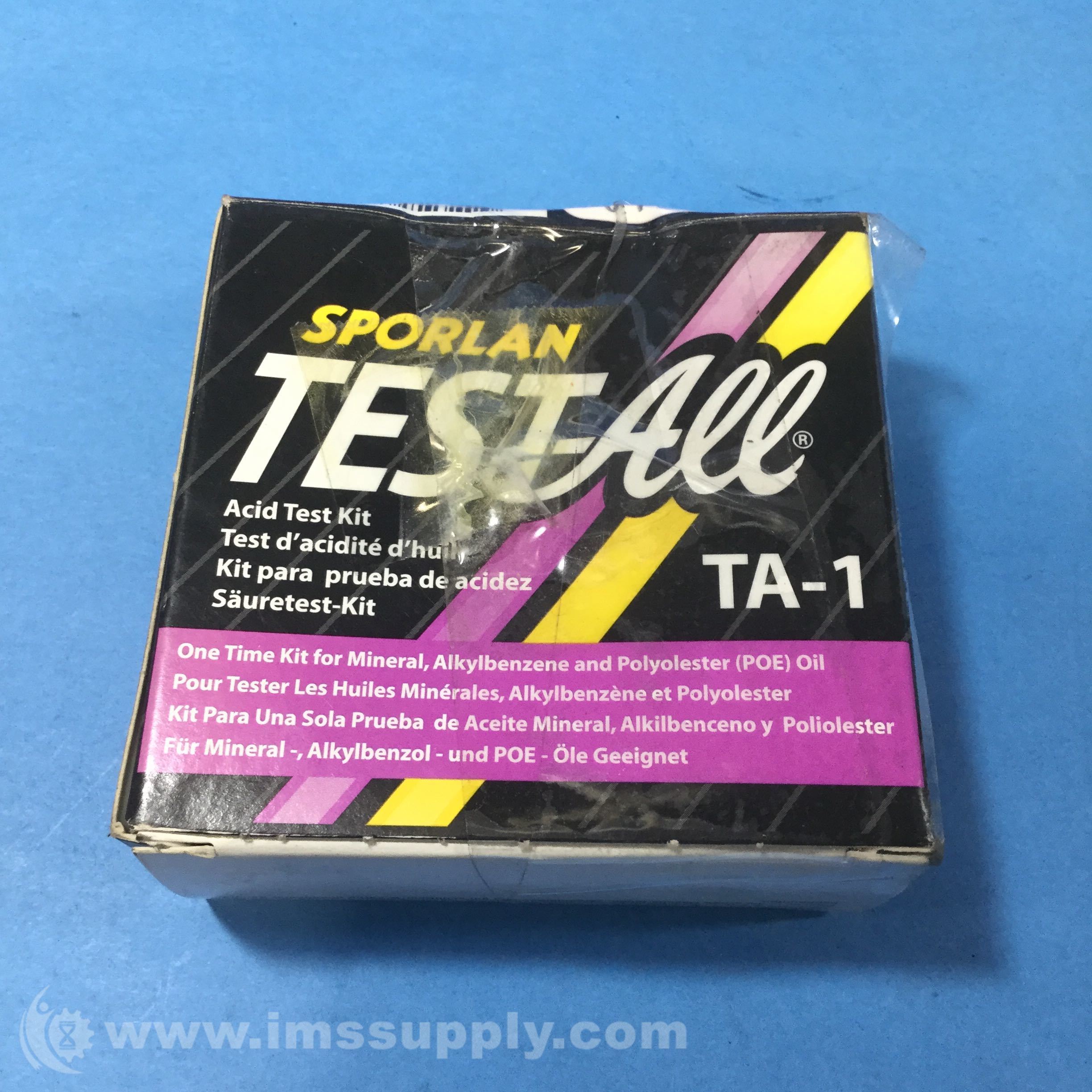 Sporlan TA-1 Test-All, Acid Test Kit - IMS Supply