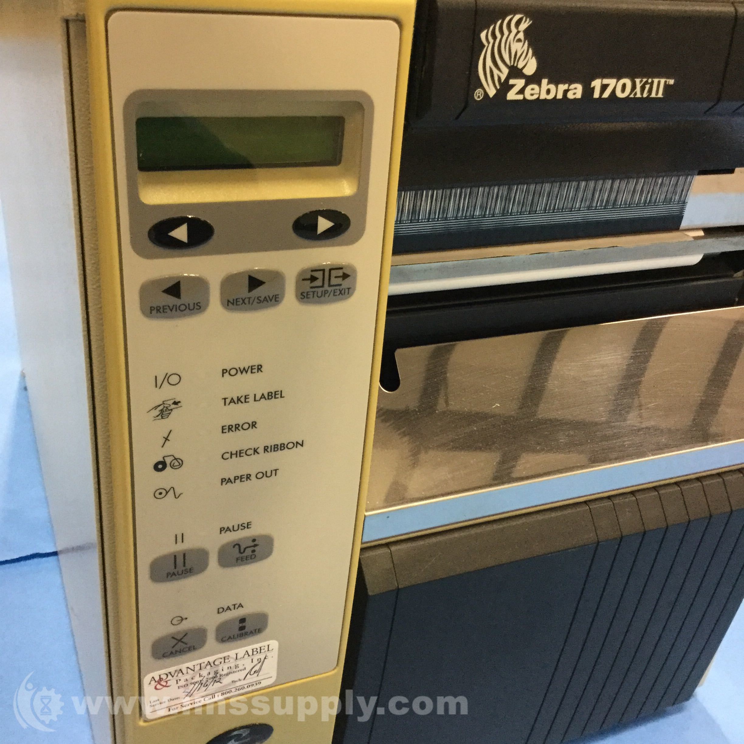 Zebra 170XI-II Label Machine 170XIII Thermal Transfer Printer - IMS Supply