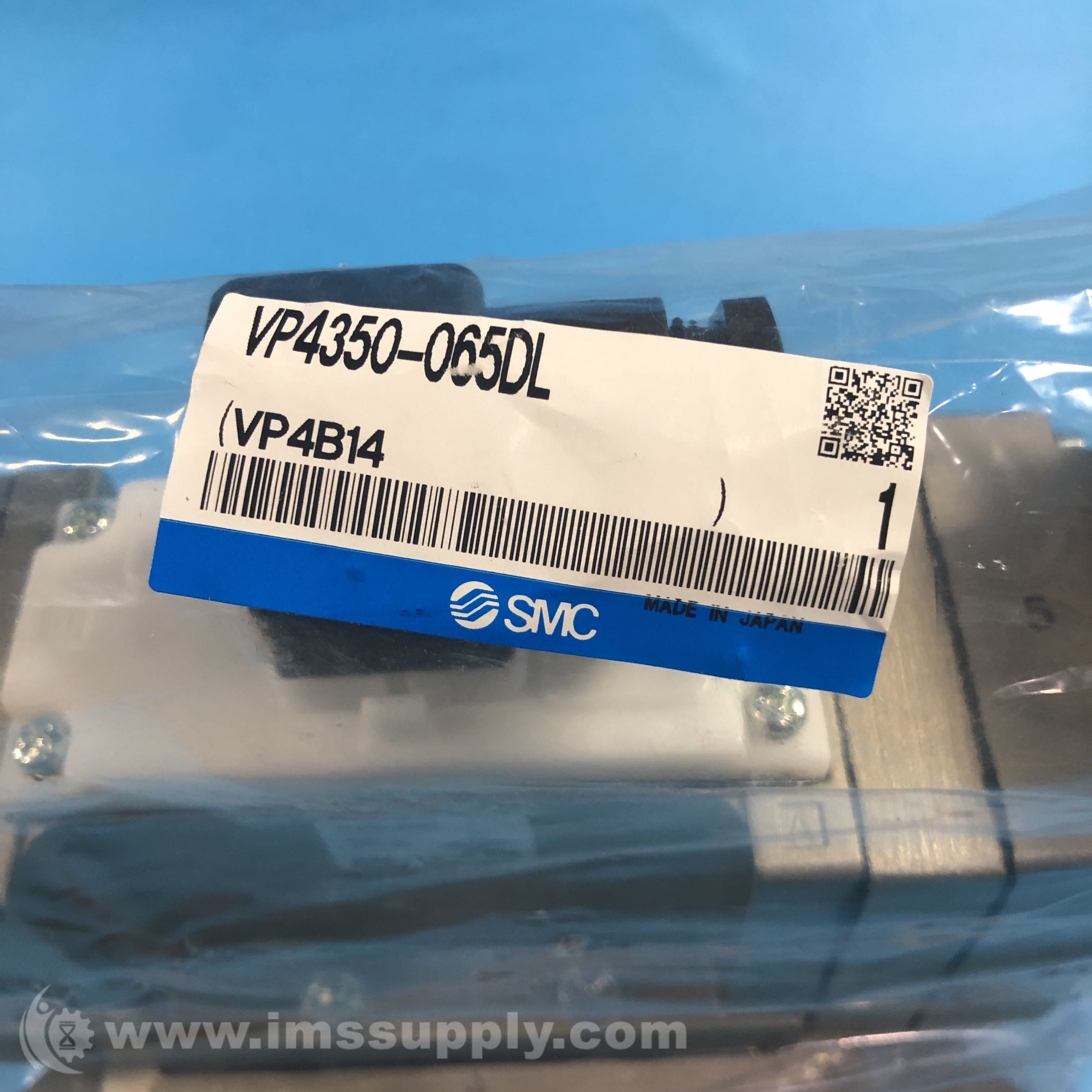 SMC VP4350-065DL VP4 Solenoid Valve, 4/5 Port, 5-Port Valve - IMS Supply