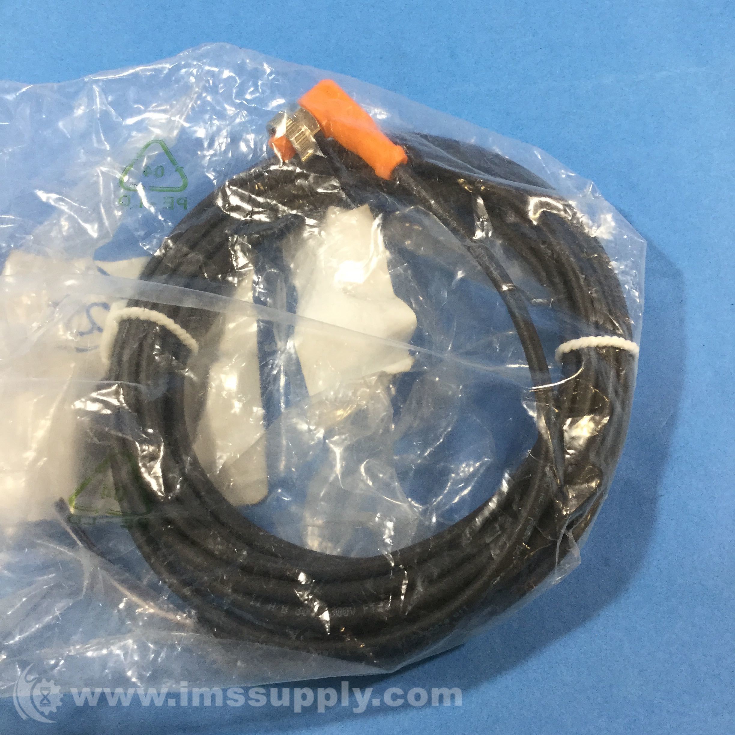 IFM Efector EVC005 Cordset, M12 Female R/A, 4 Wire, 5 Pin, 5m - IMS Supply