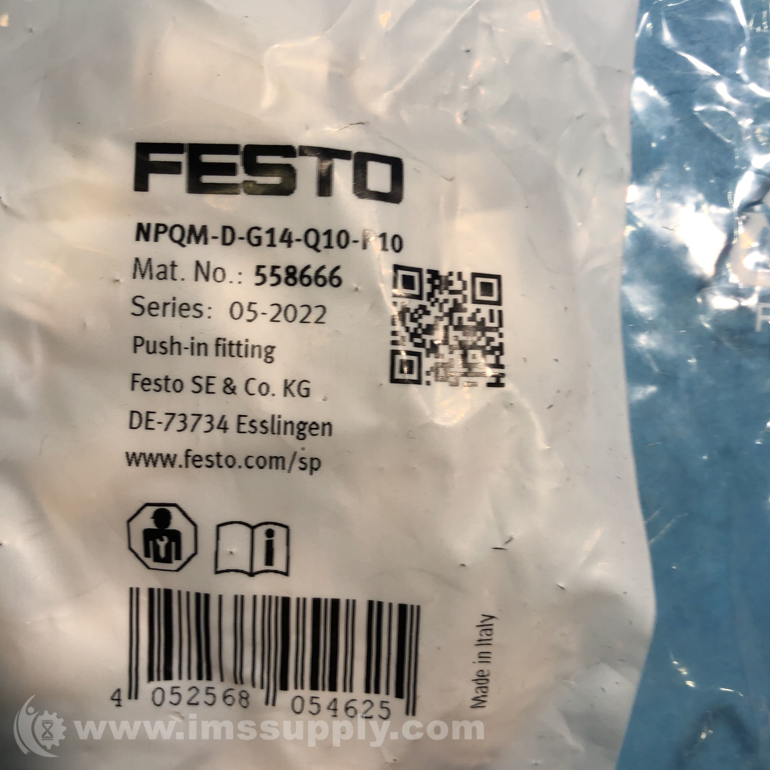 Festo NPQM-D-G14-Q10-P10 - IMS Supply