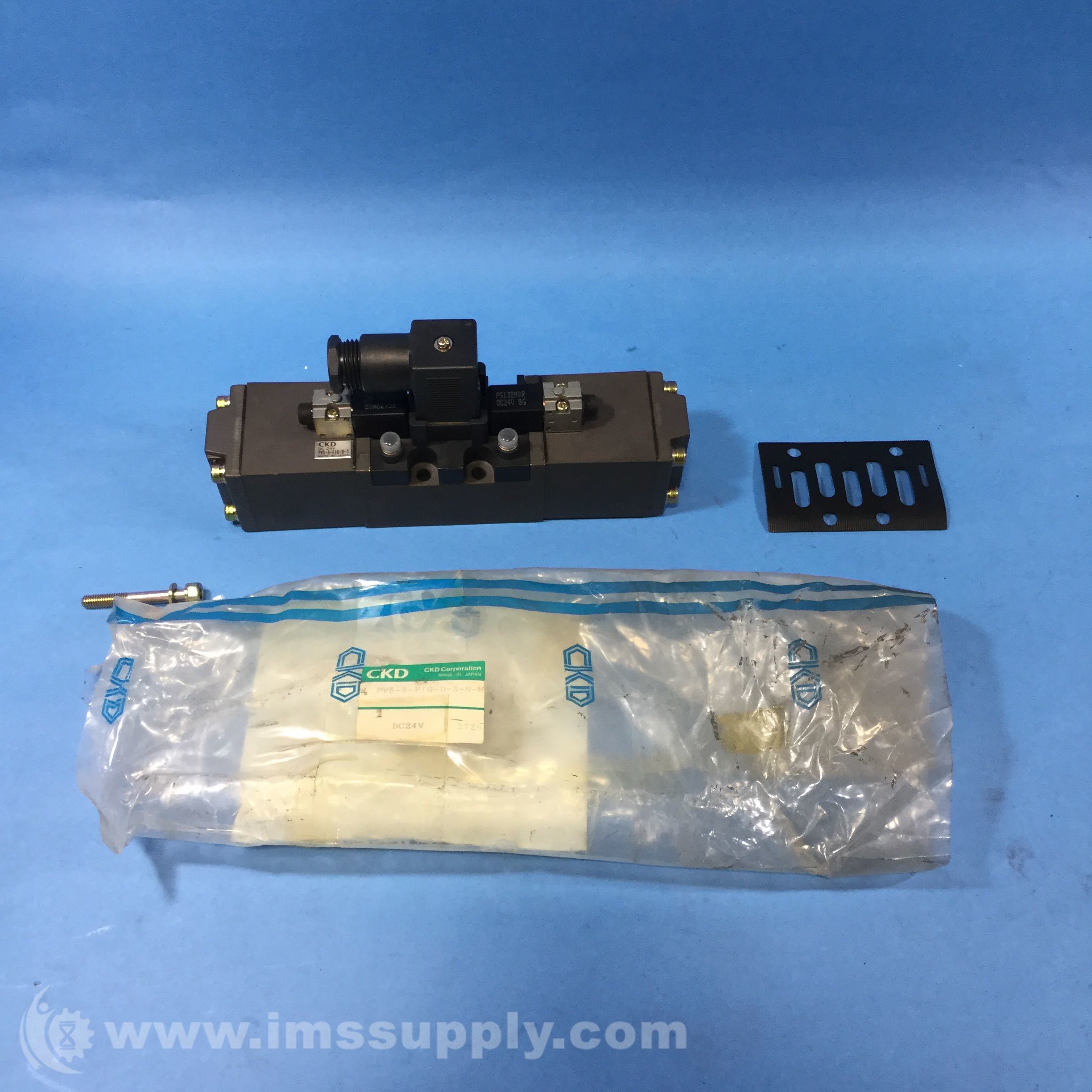 CKD PV5-8-FIG-D-3-N-M Solenoid Operated Pilot 5-Port Valve - IMS Supply
