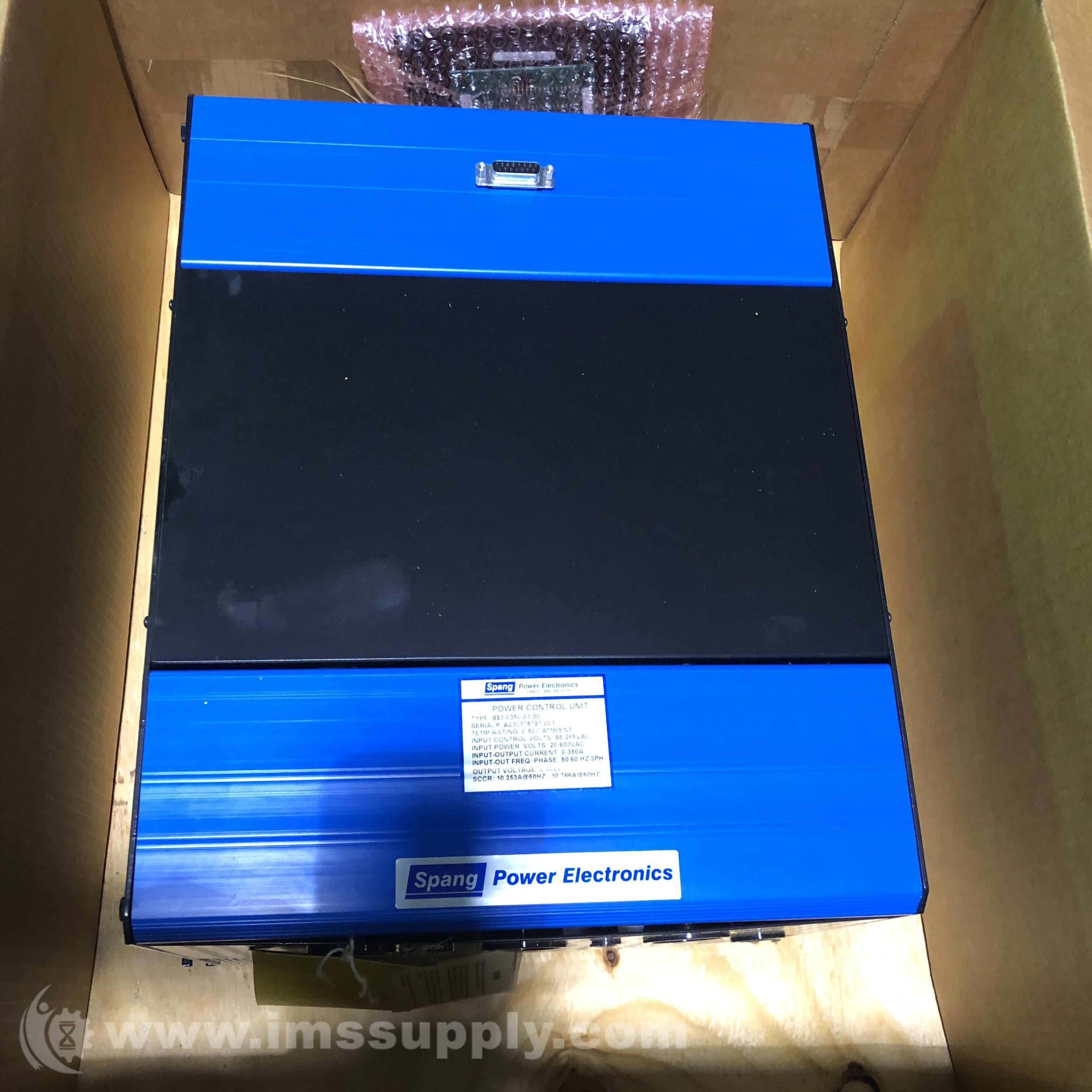 Spang 853-0600-03-00 Power Control Unit - IMS Supply