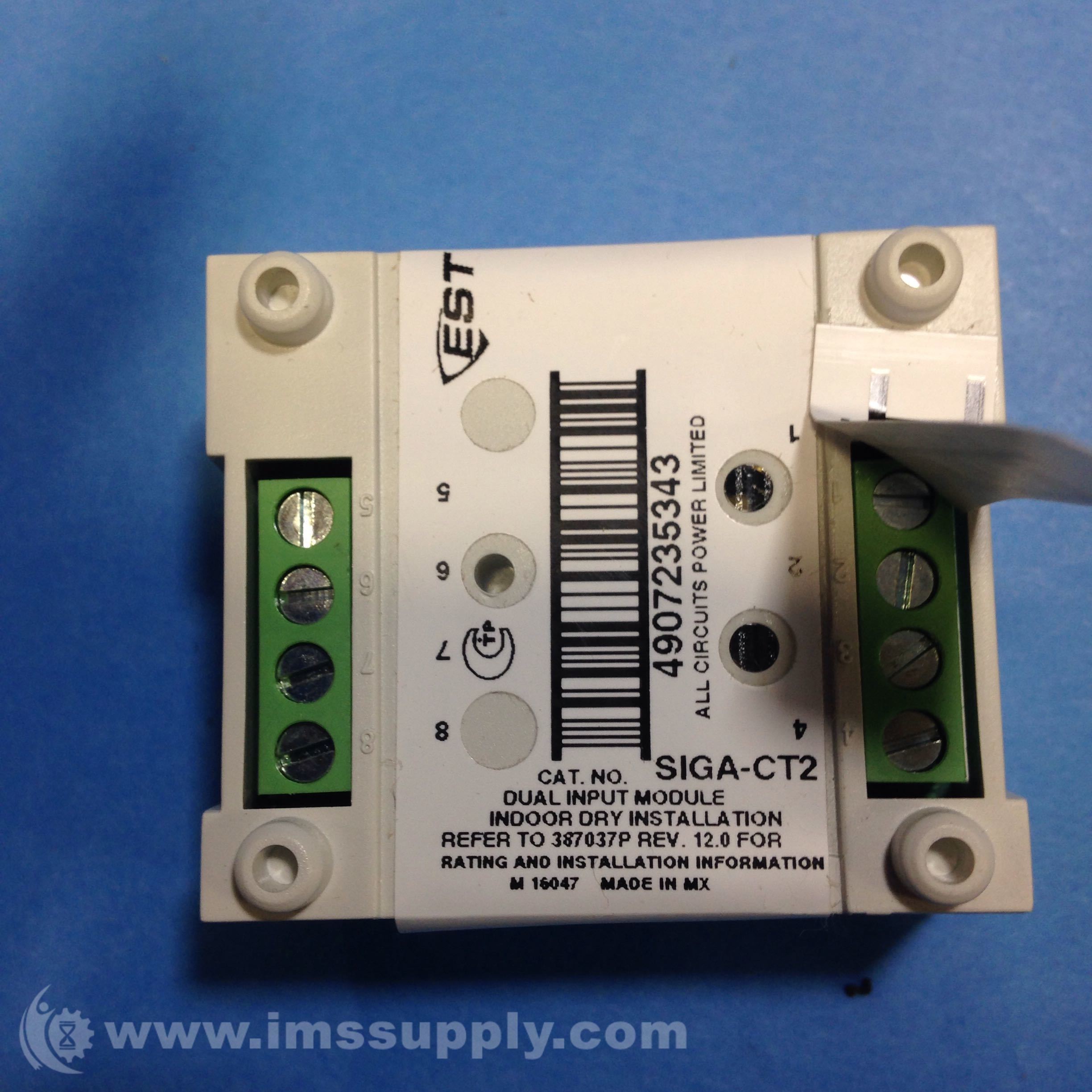 Est Siga Ct2 Alarm Module Dual Input Ims Supply