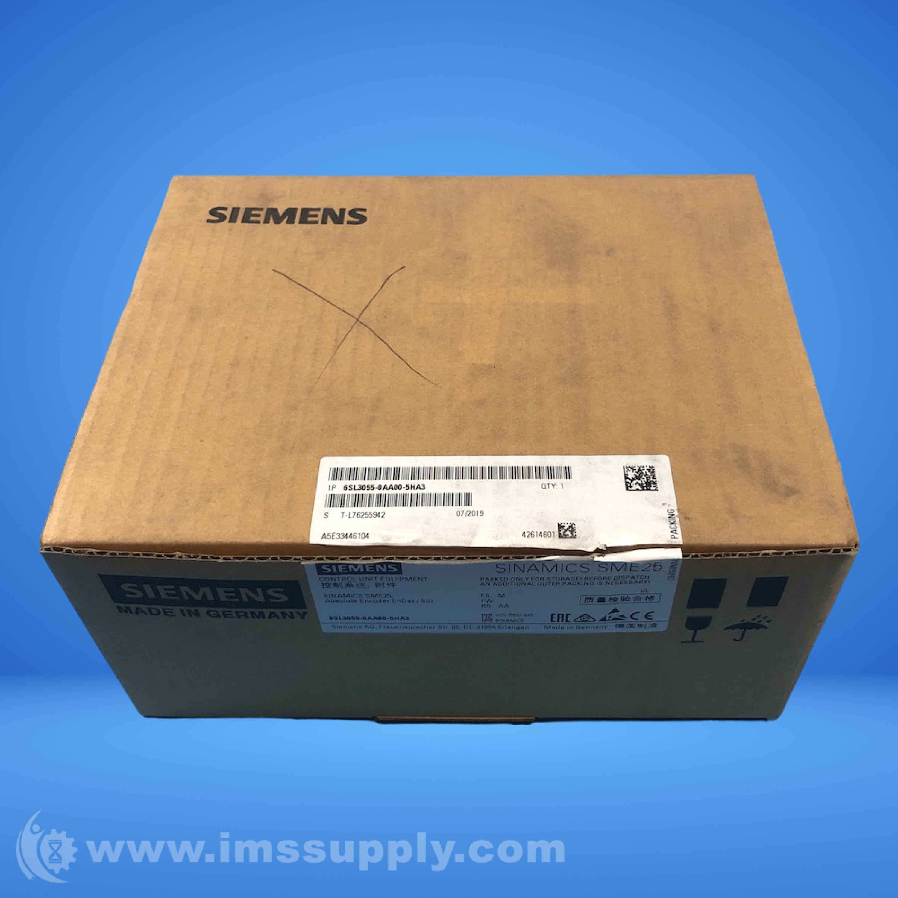 Siemens 6SL3055-0AA00-5HA3 Sensor Module - IMS Supply