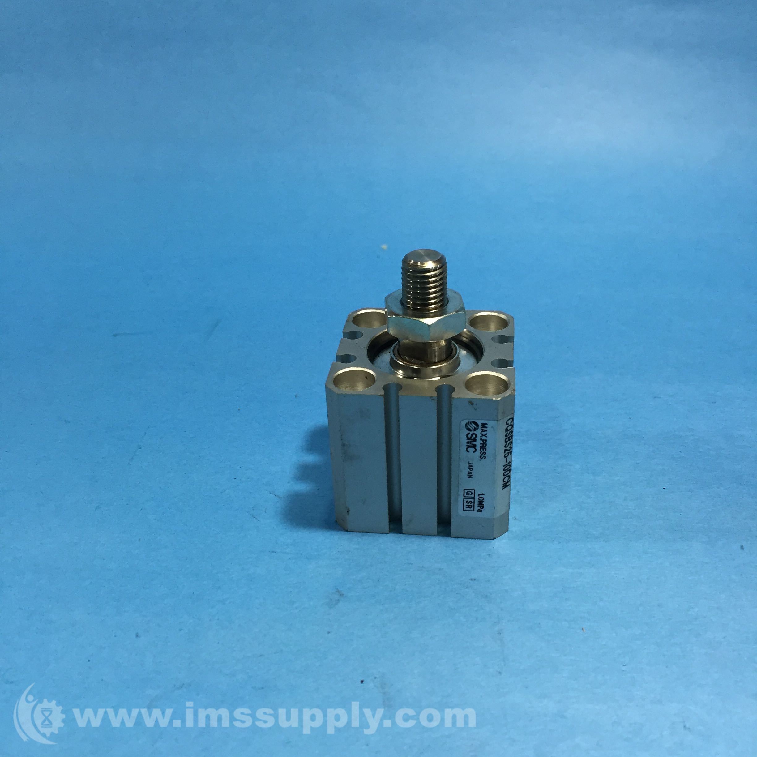 SMC CQSB25-10DCM Compact Cylinder, 25 mm Bore, 10 mm Stroke - IMS Supply