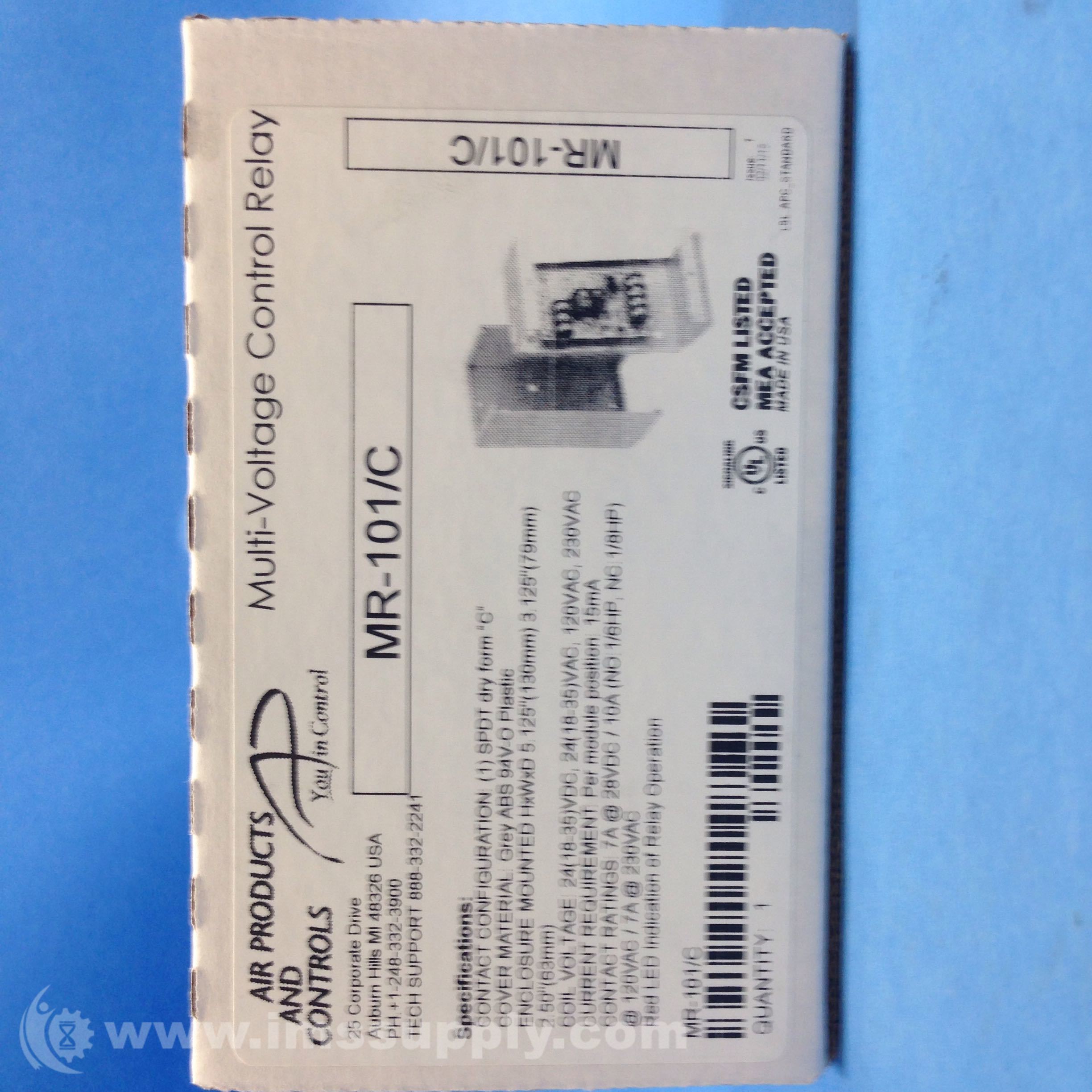 Air Products and Controls MR-101/C Dry Indoor Multi-Control Relay - IMS ...
