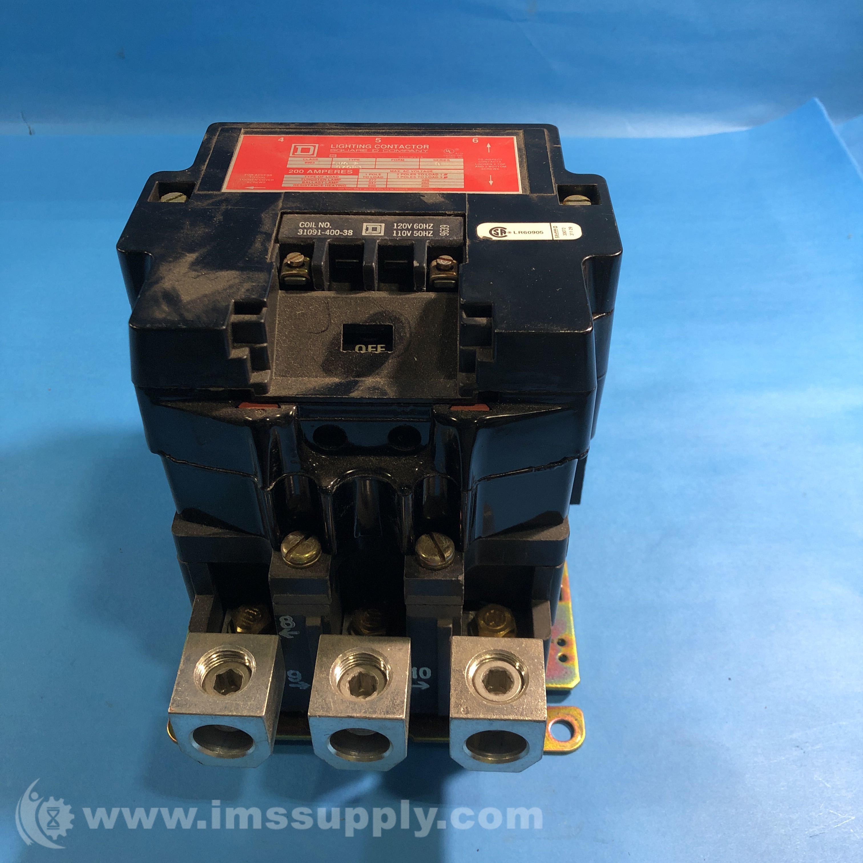 Square D 8903 SVO 2 97023 Series B Lighting Contactor - IMS Supply