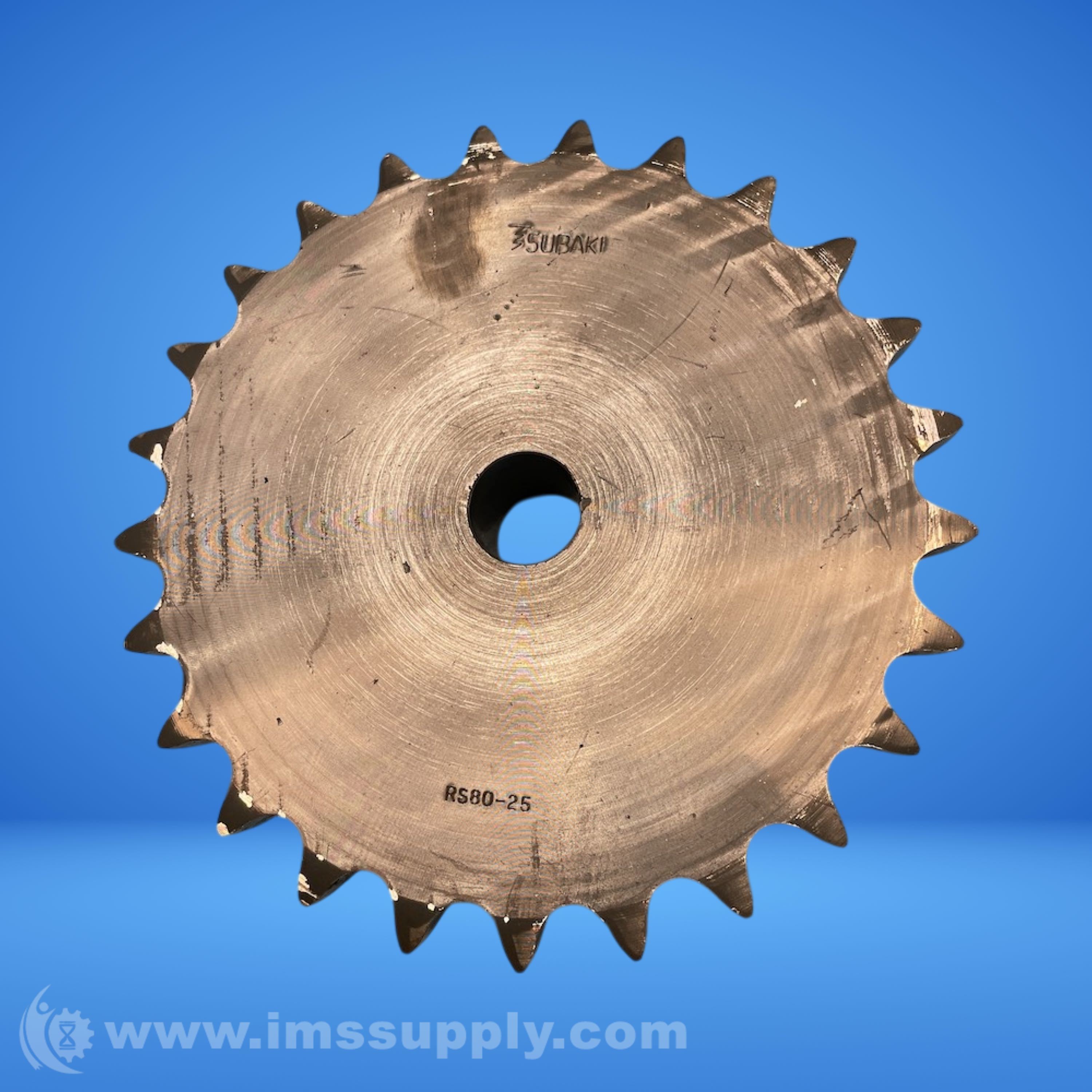Tsubaki RS80-25 Roller Chain Sprocket - IMS Supply