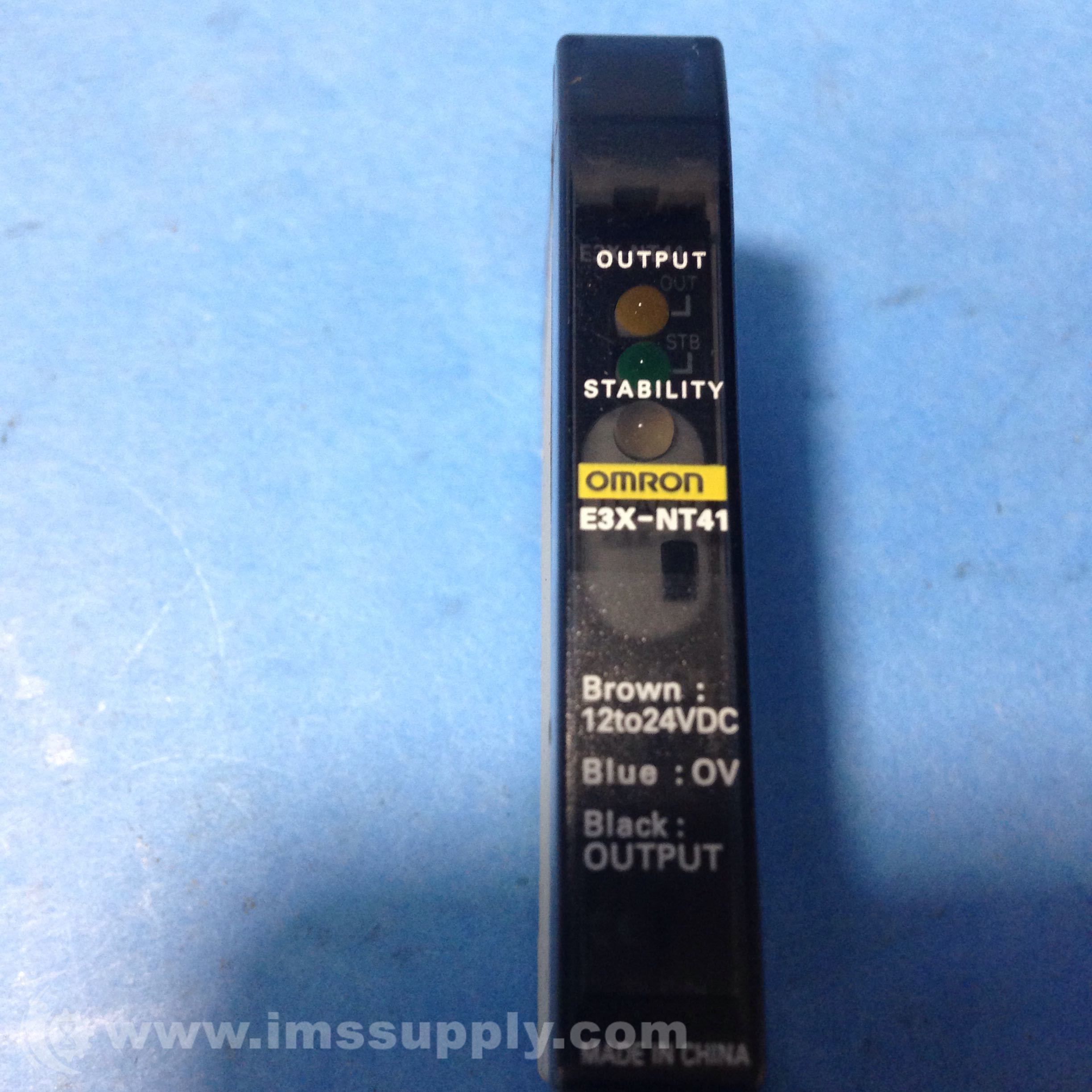 Omron E3X-NT41 Photoelectric Sensor 12 - 24VDC - IMS Supply