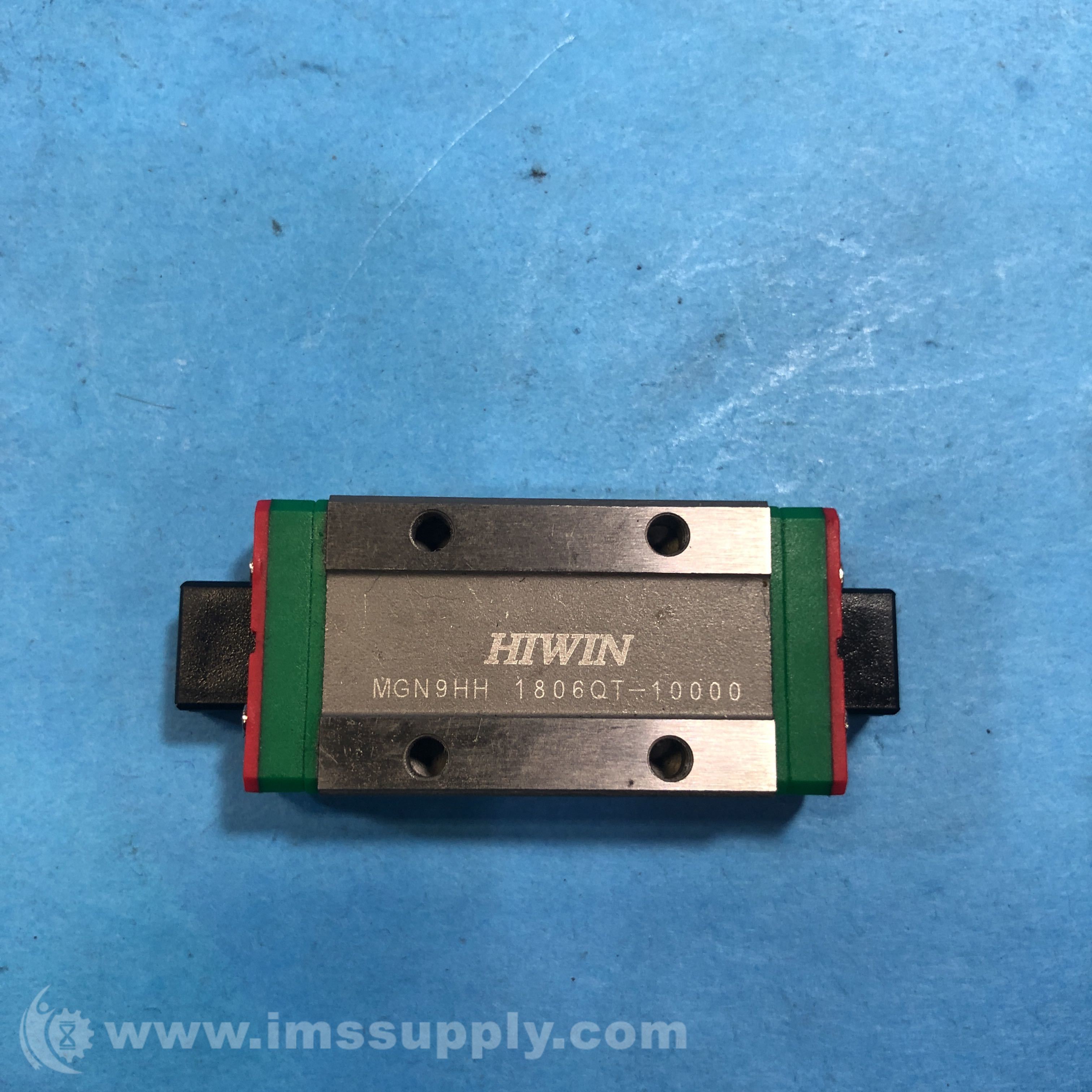 Hiwin MGN9HH 1806QT-10000 Linear Carriage Block and Rail - IMS Supply