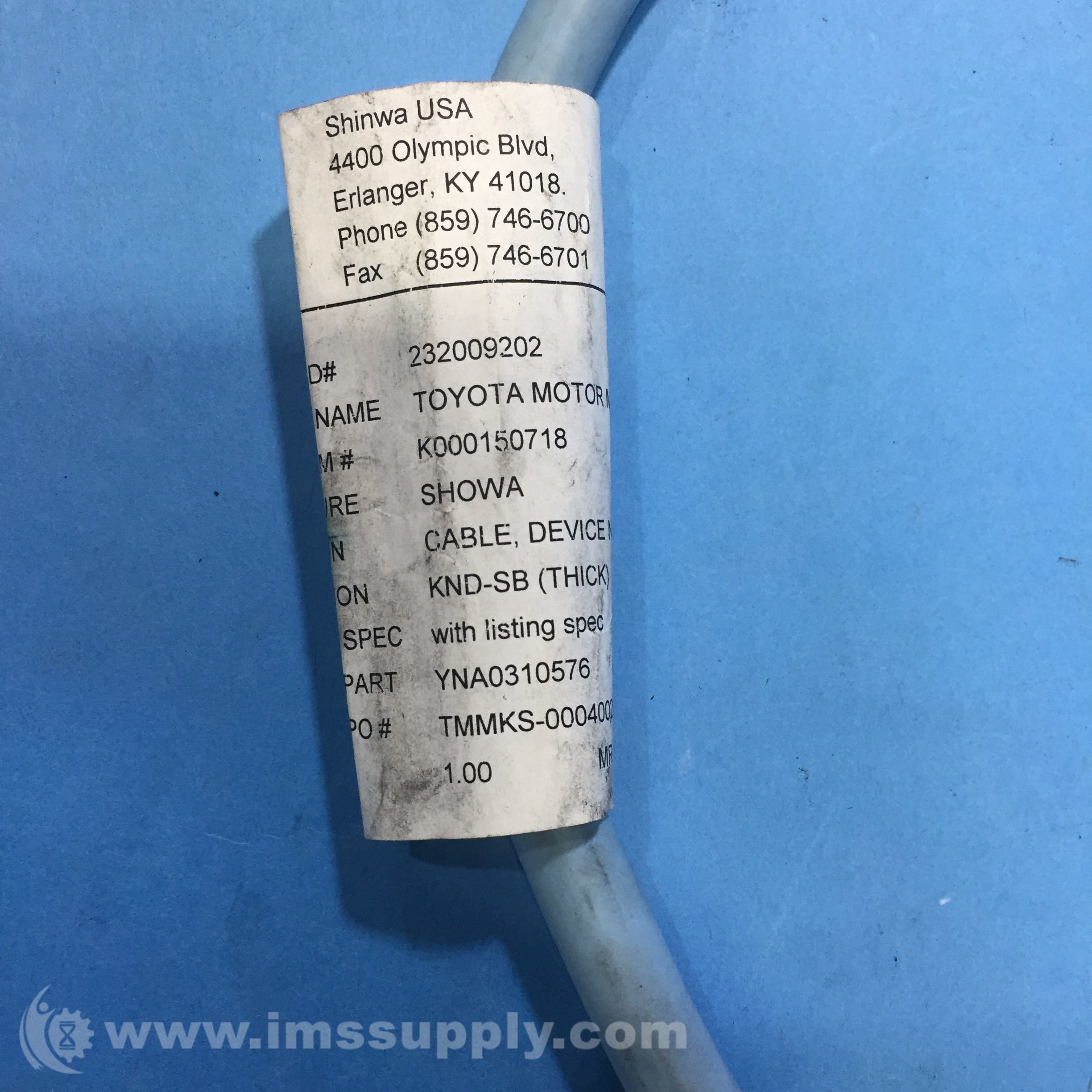 Kuramo E200151-K Communication Cable - IMS Supply