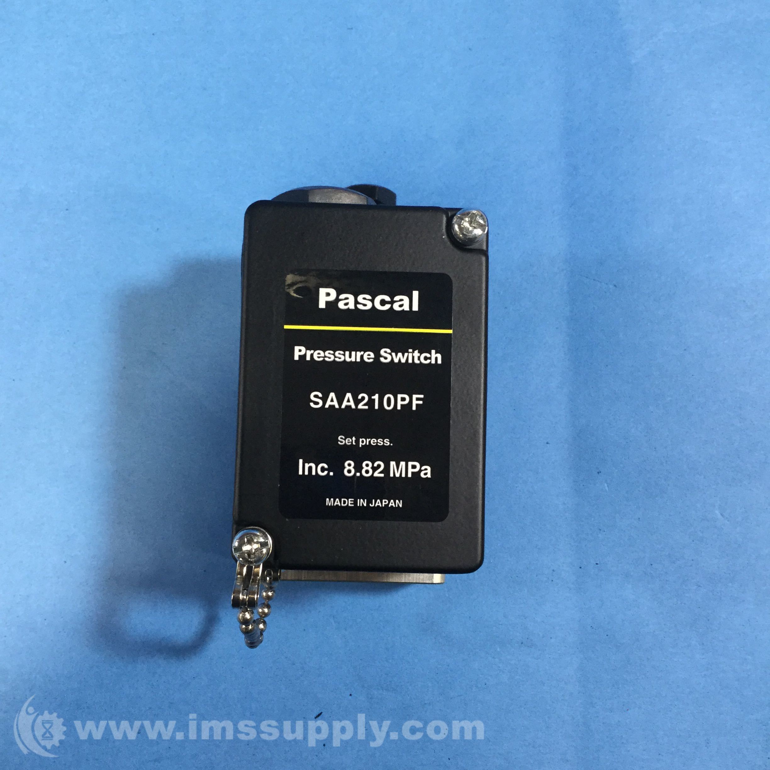 Pascal SAA210PF Pressure Switch, 8.82 MPa - IMS Supply