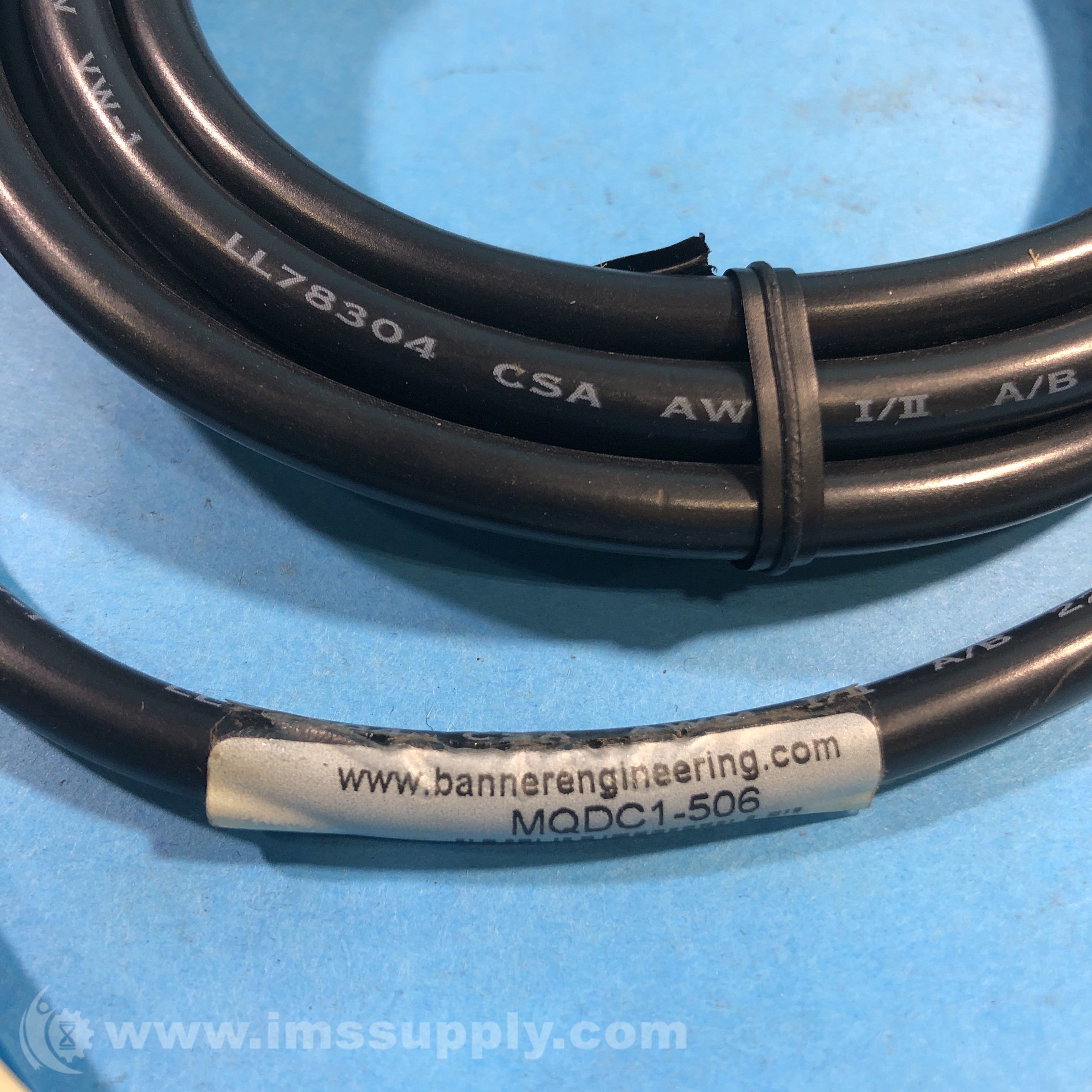 Banner Engineering Corp. MQDC1-506 Single Ended Cordset - IMS Supply