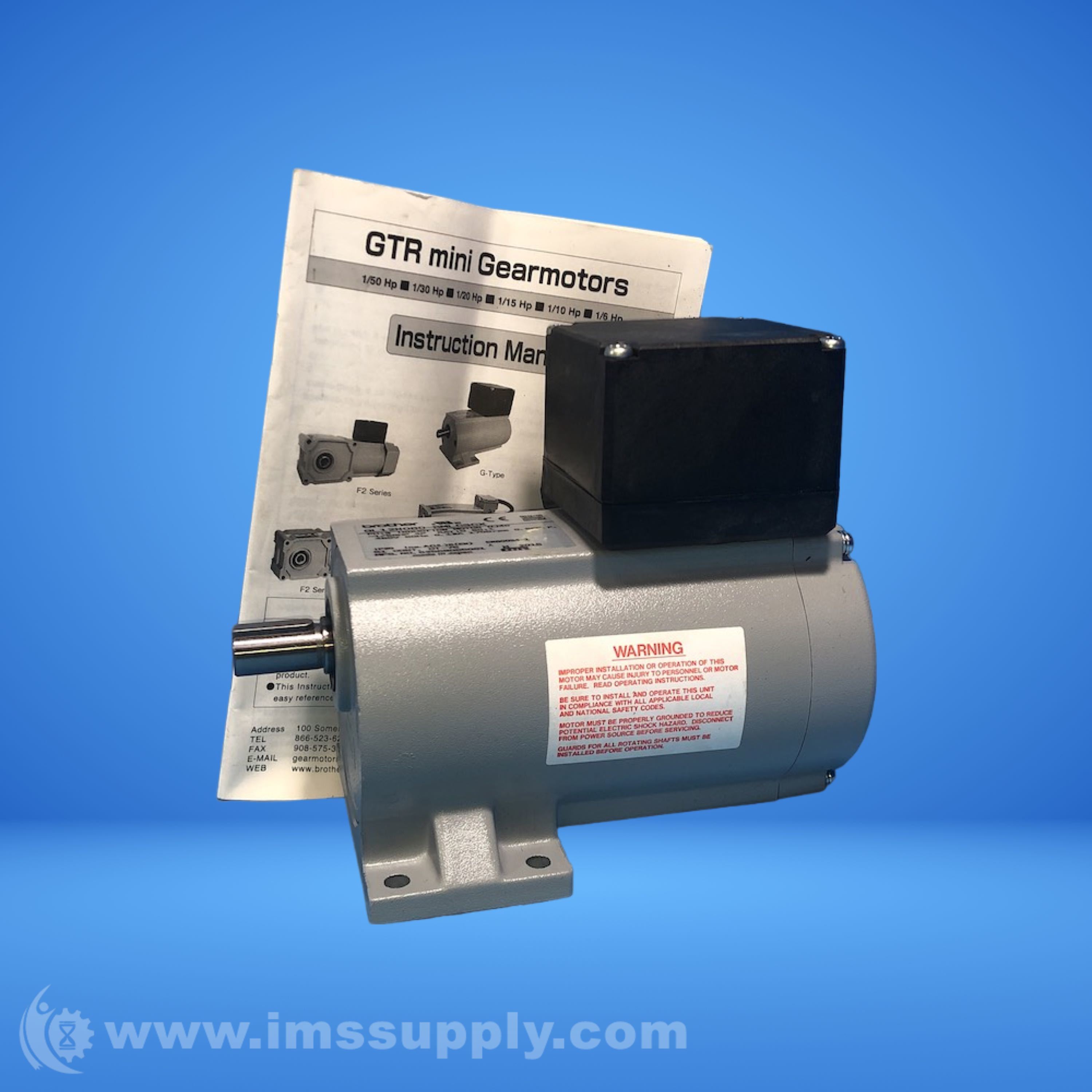 Brother GL12N080-BMLC3CX Induction Motor - IMS Supply
