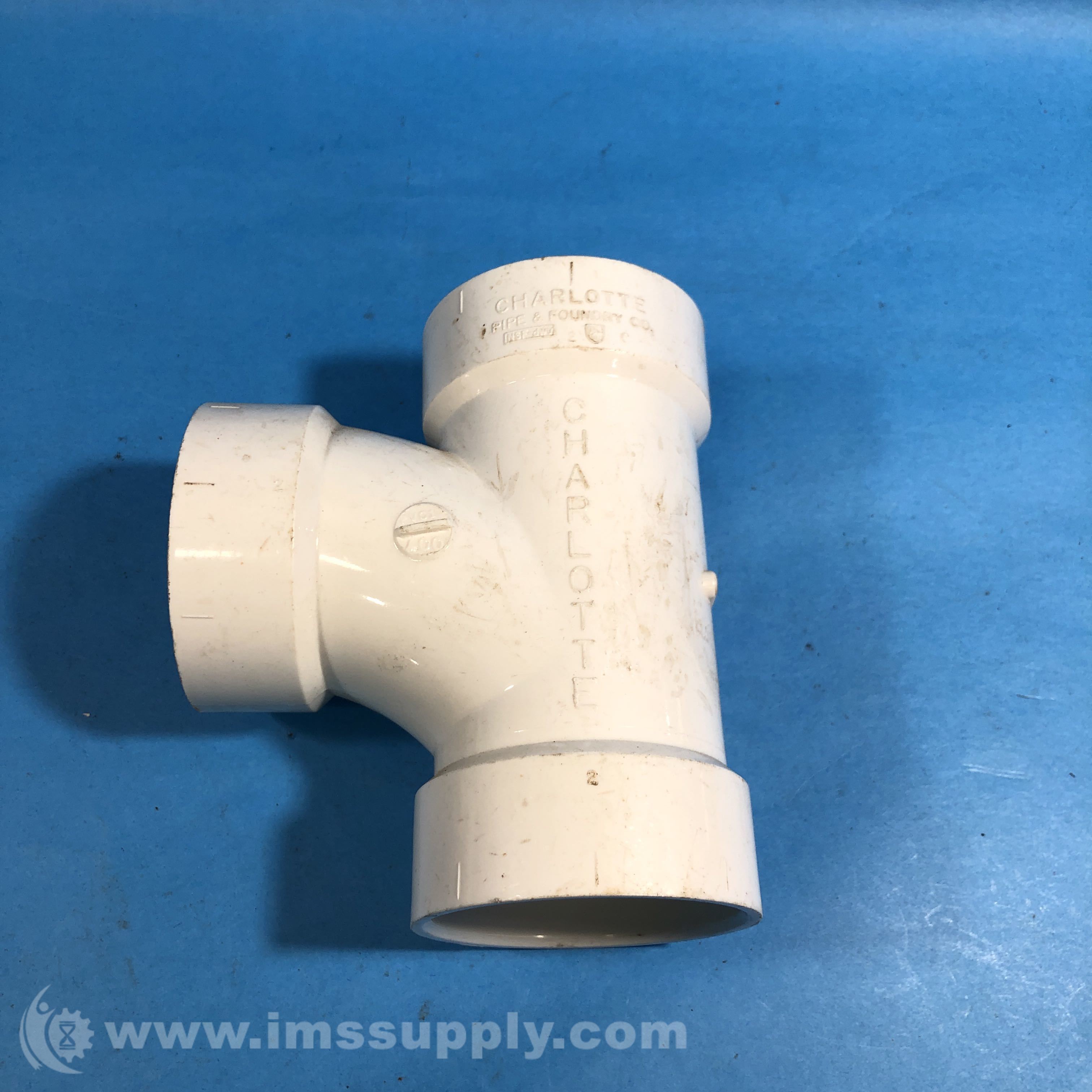Charlotte Pipe 400 2 Inch White PVC Pipe Fitting - IMS Supply