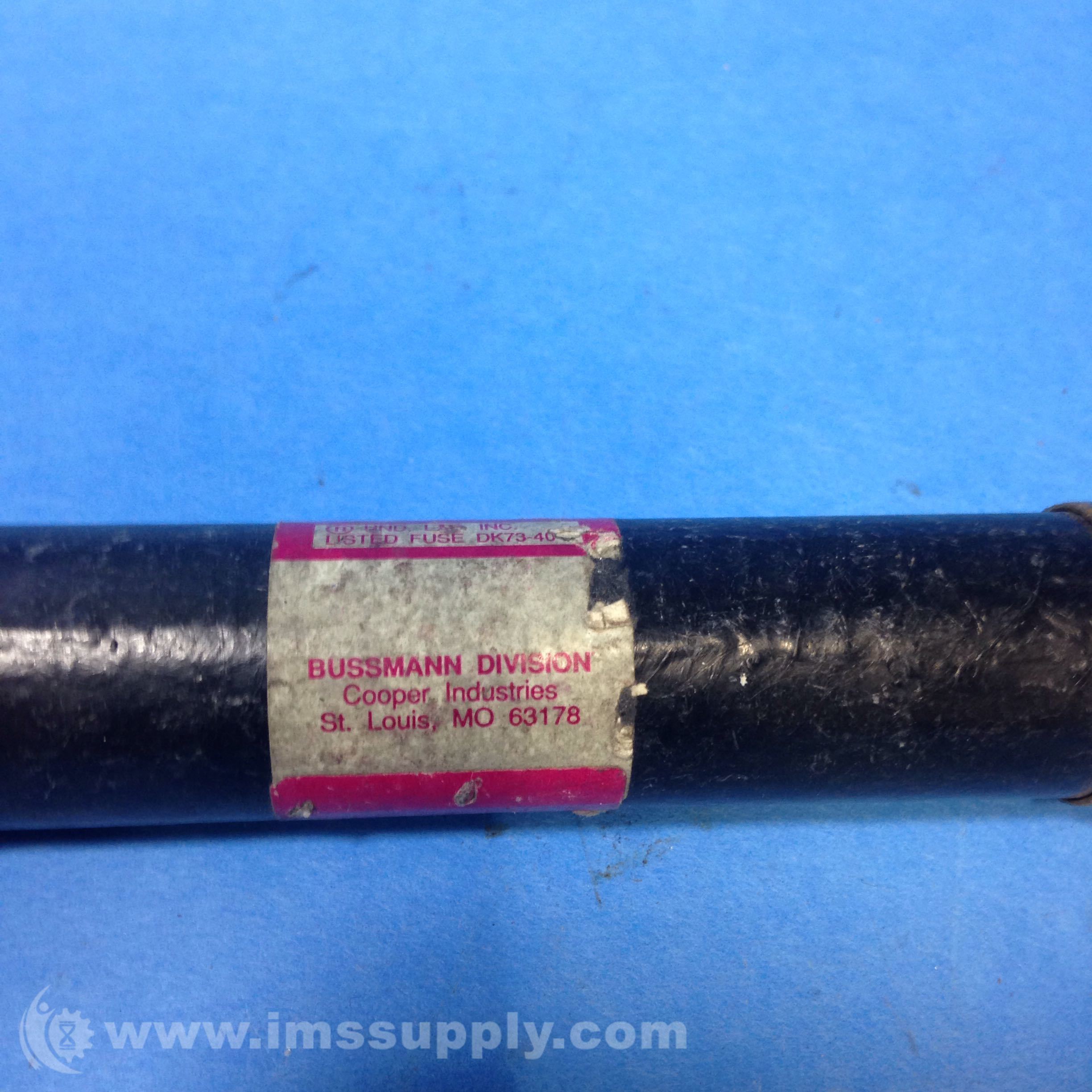 Fusetron FRS-R-40 Amp,600V, Class RK5, Bussmann FRS-R-40 - IMS Supply