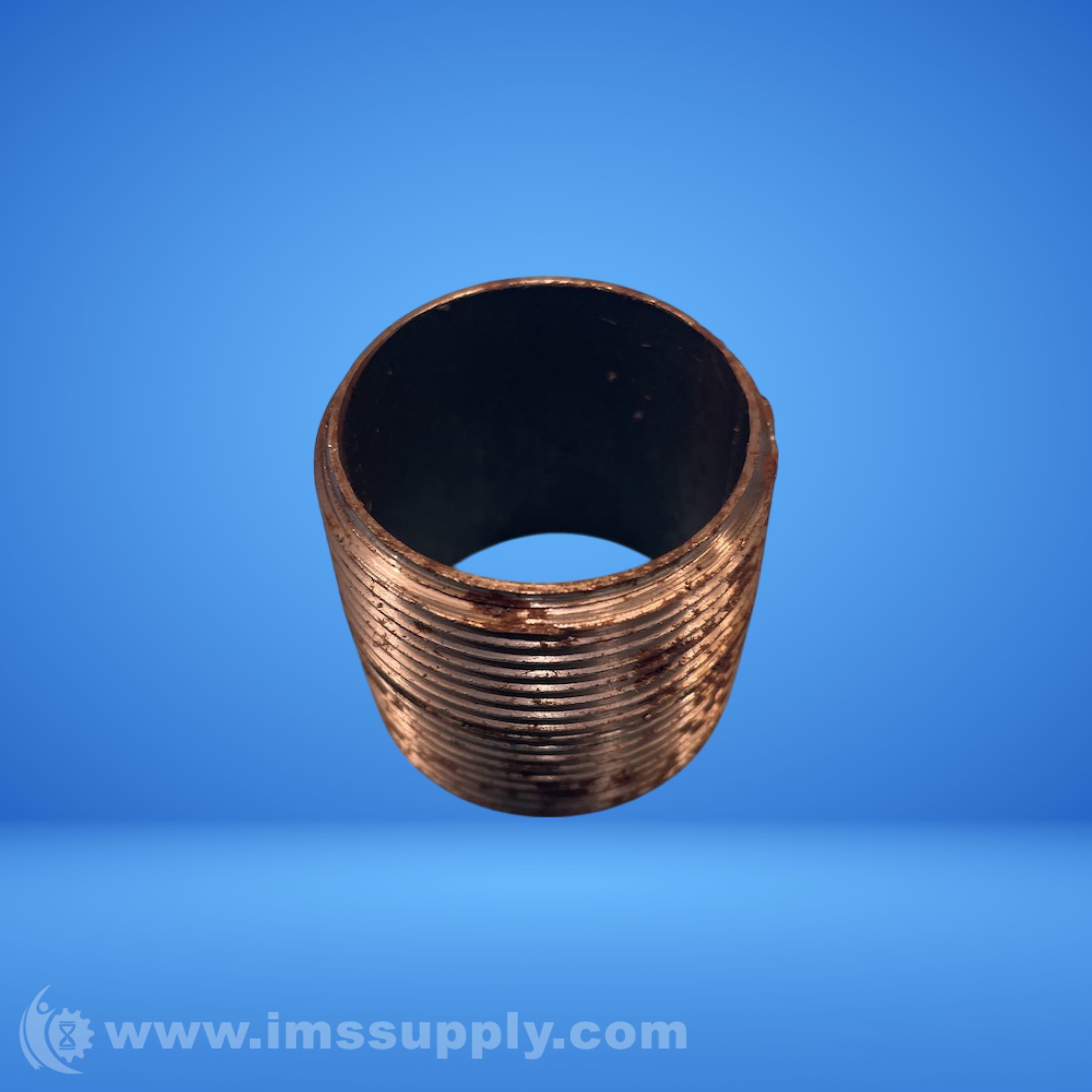 NPT Fully Threaded Pipe Nipple 2 inch OAL - IMS Supply