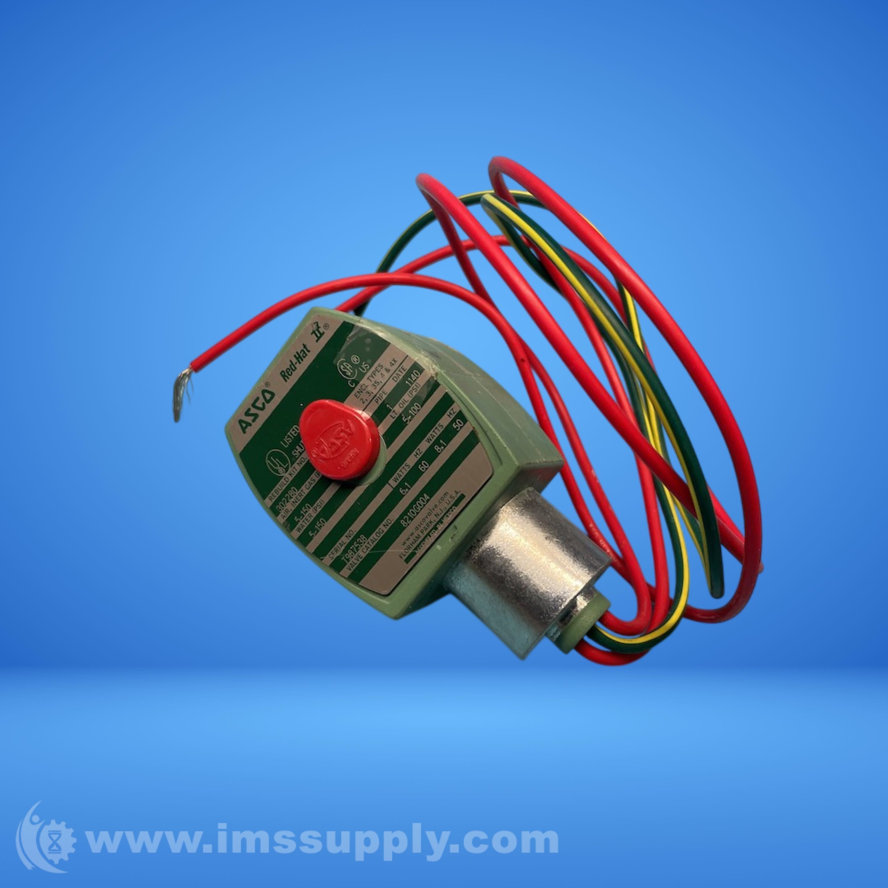 Asco 8210G004 2-Way Solenoid Valve - IMS Supply