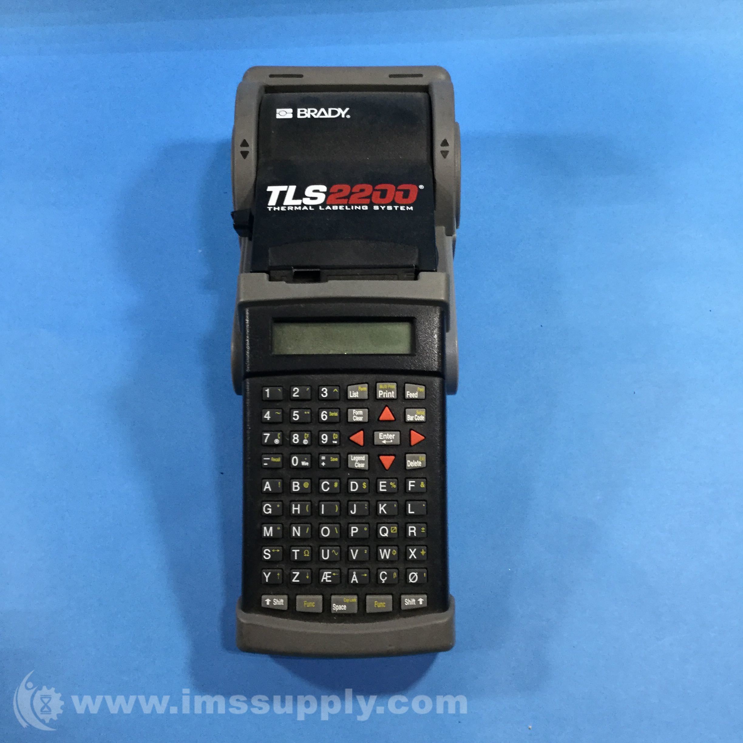 Brady TLS2200 Portable Label Printer - IMS Supply