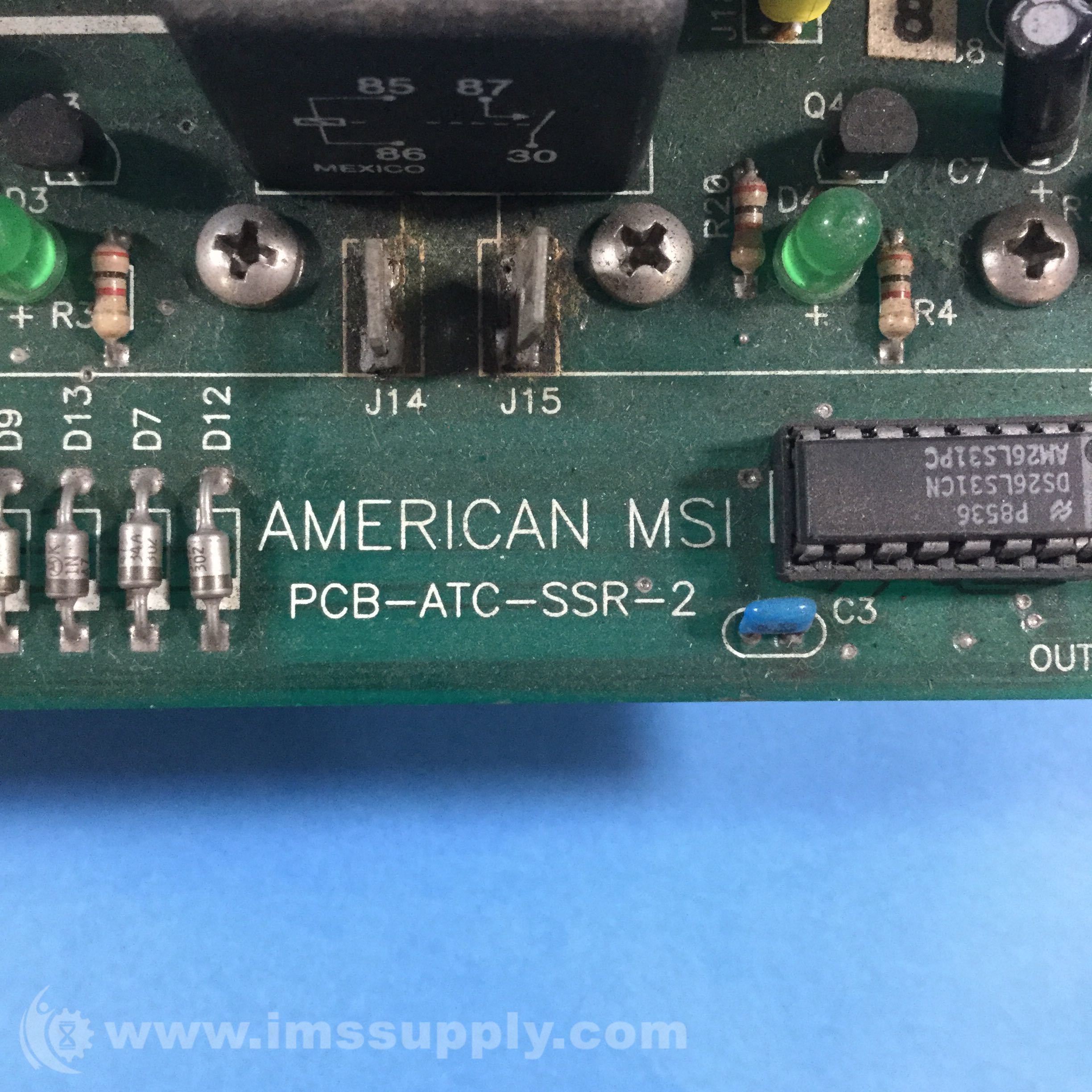 American Msi PCB-ATC-SSR-2 Control Module - IMS Supply