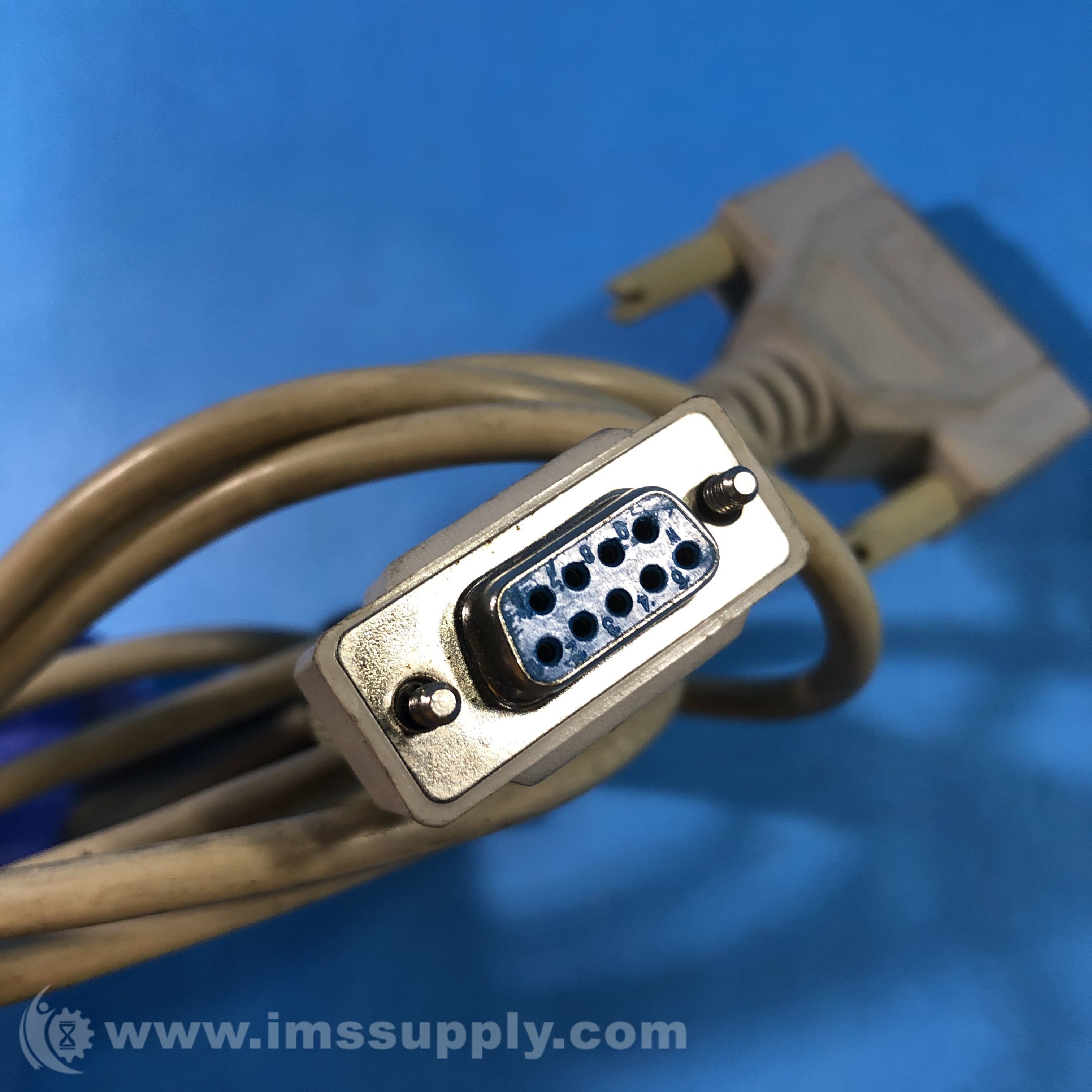PC Concepts Male Serial Null 9 Pin F to 25 Pin M Modem Cable - IMS Supply
