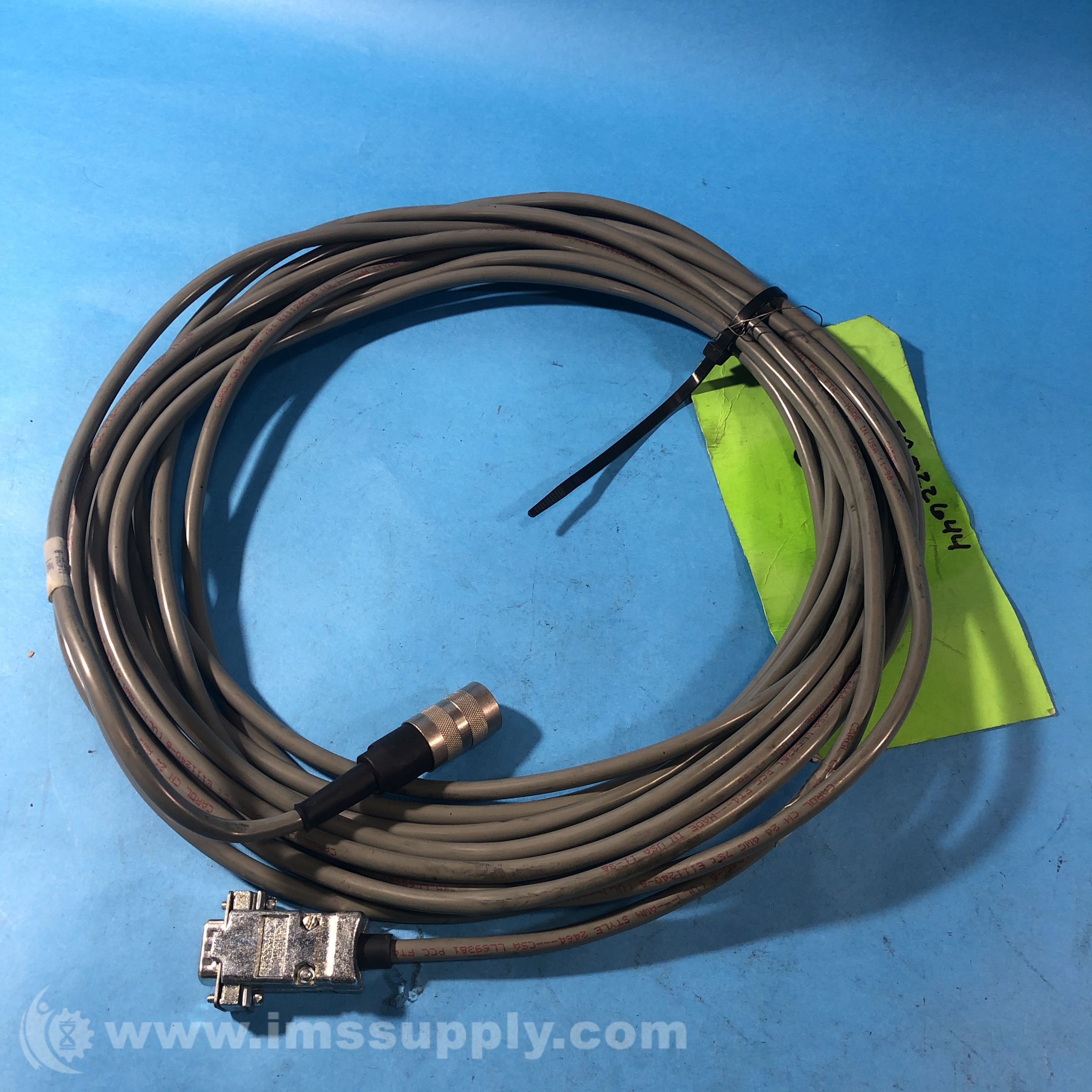 Carol Cable 538334 24 AWG with Connector Assembly Cable - IMS Supply