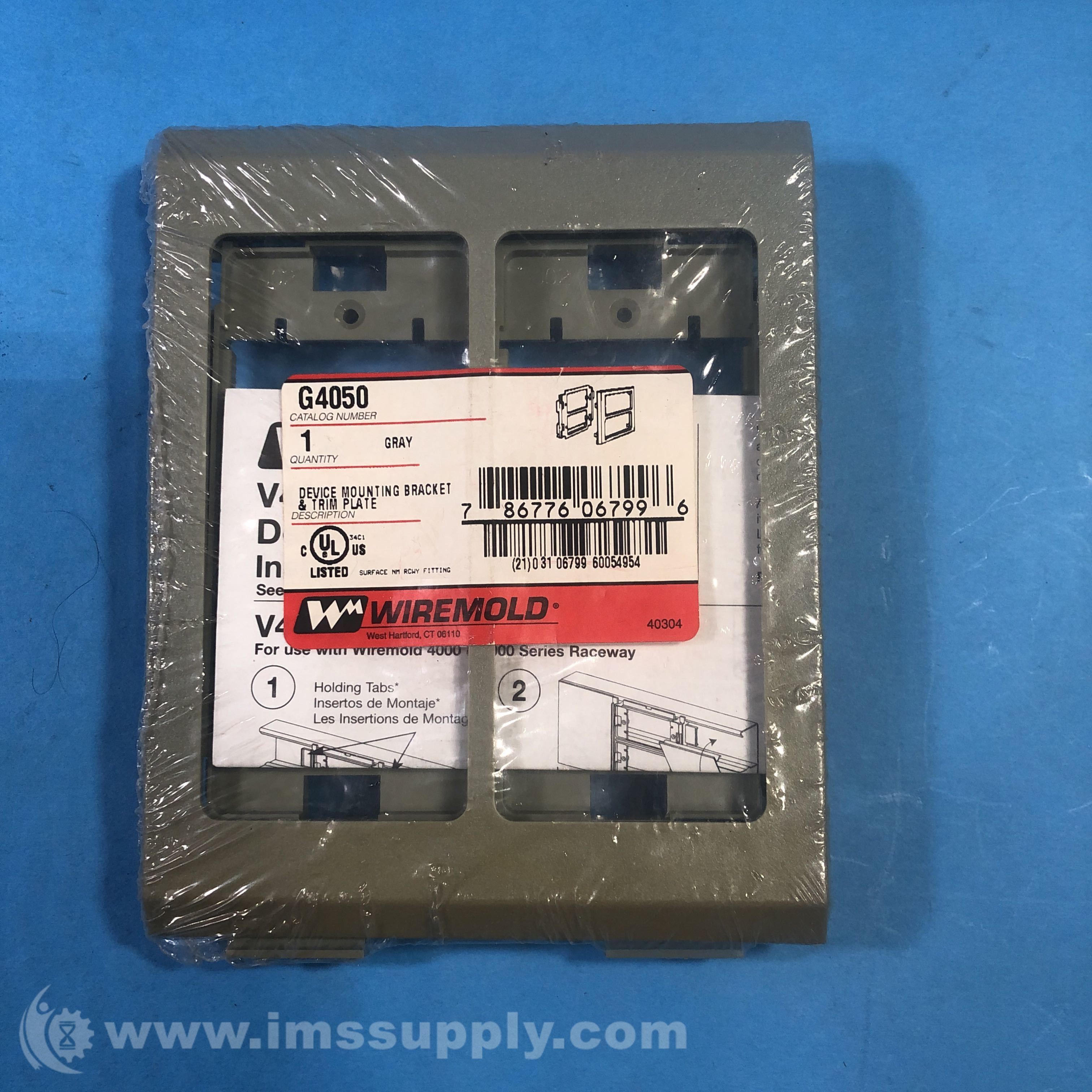 Wiremold G4050 Device Mounting Bracket Fitting - IMS Supply
