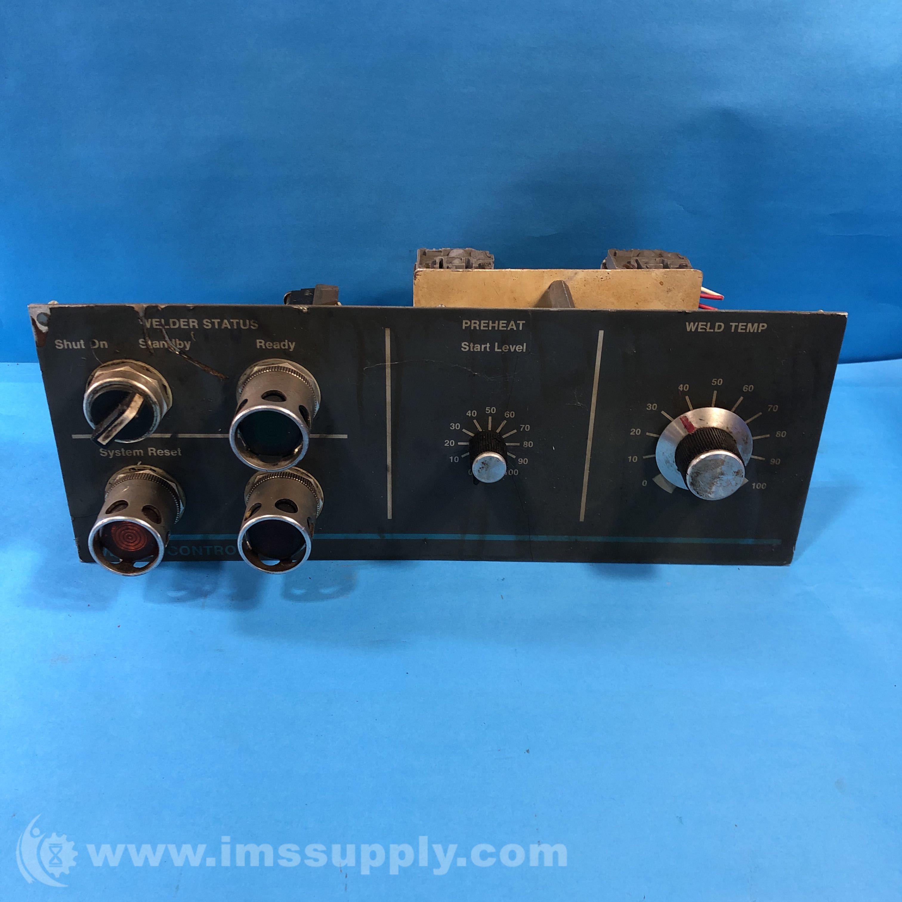 Weld Control Panel - IMS Supply