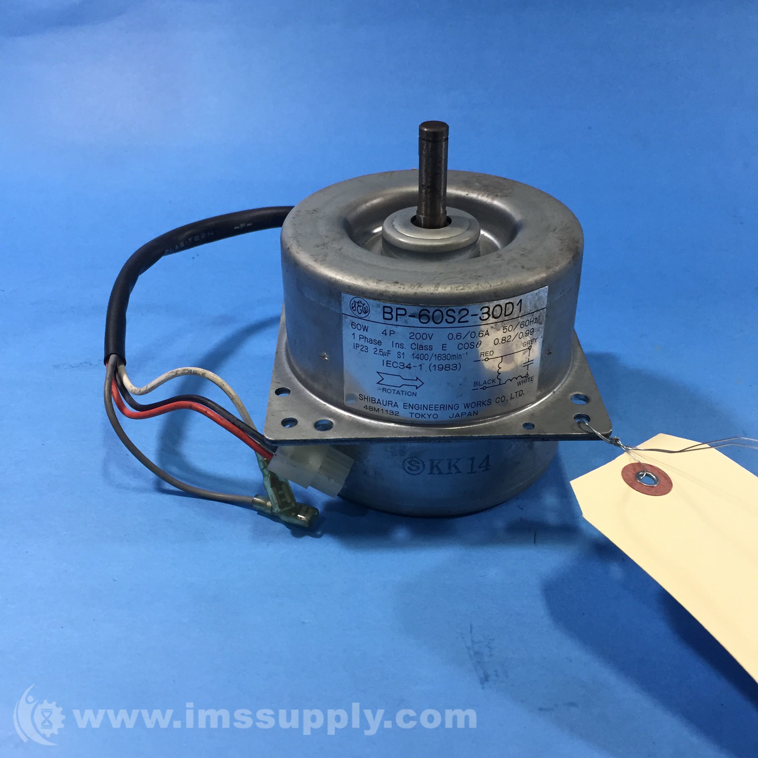Shibaura BP-60S2-30D1 Fan Motor - IMS Supply
