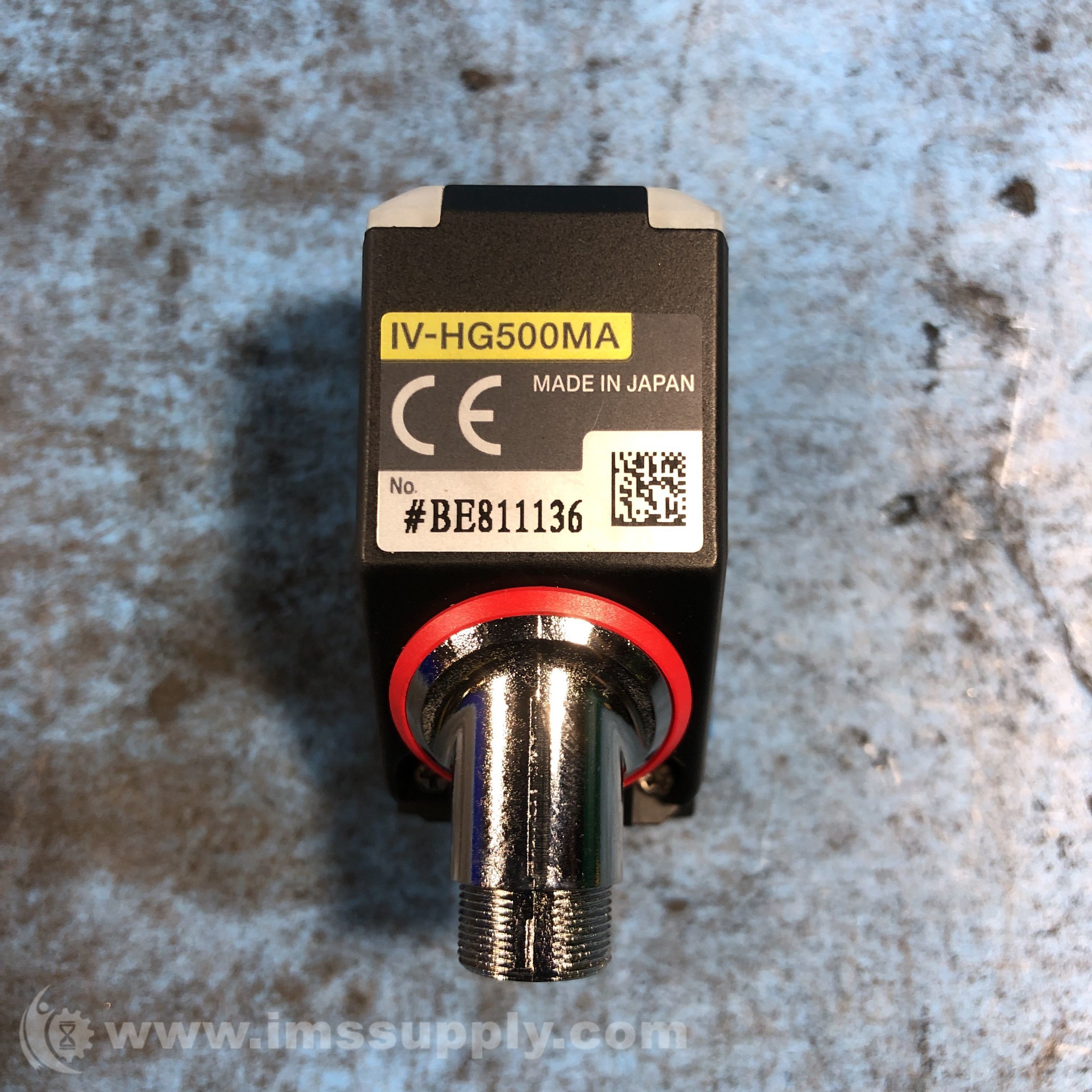 Keyence IV-HG500MA Camera Vision Monochrome Sensor Head - IMS Supply