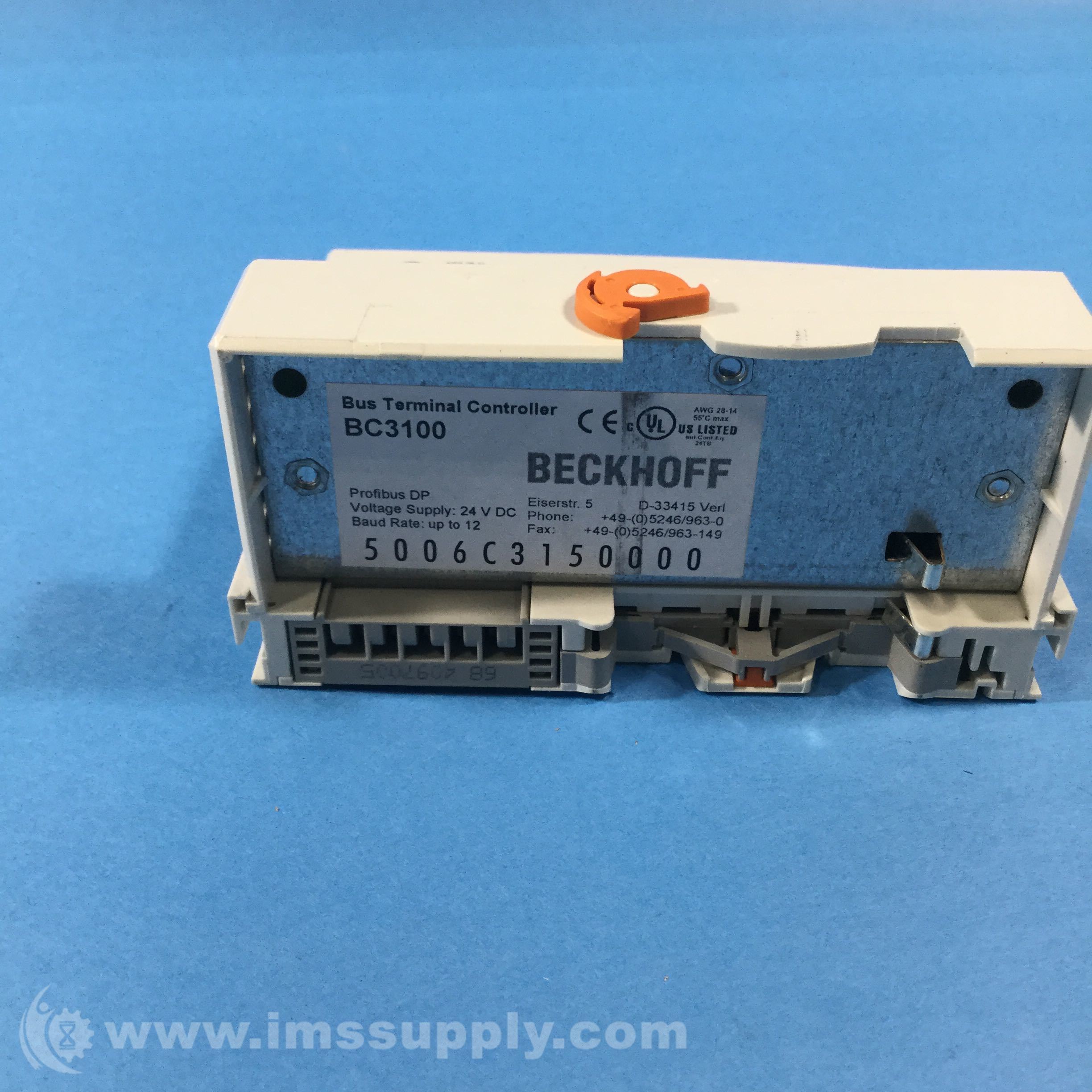 Beckhoff BC3100 Bus Terminal Controller - IMS Supply