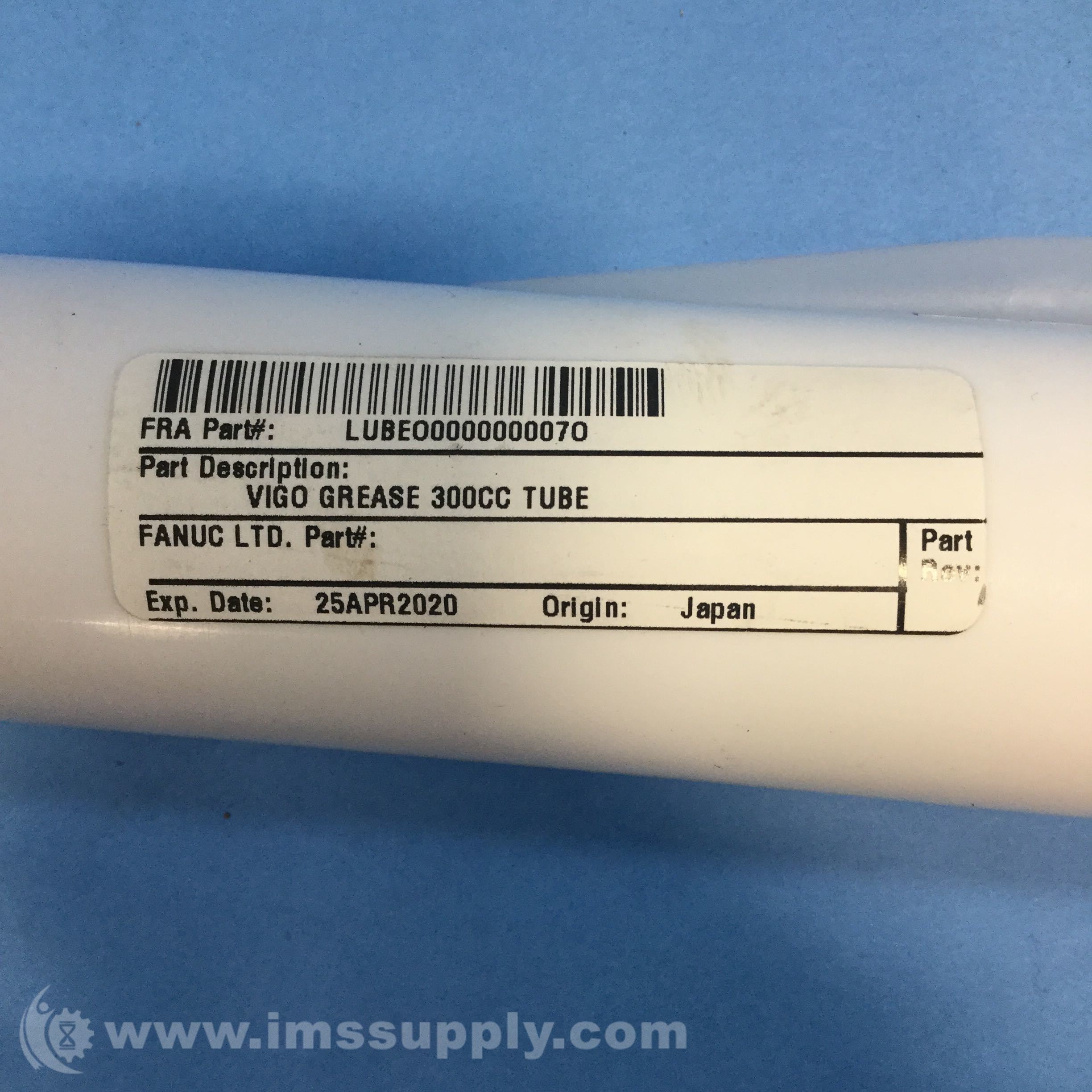 Fanuc LUBEO000000007O VIGO Grease 300CC Tube - IMS Supply