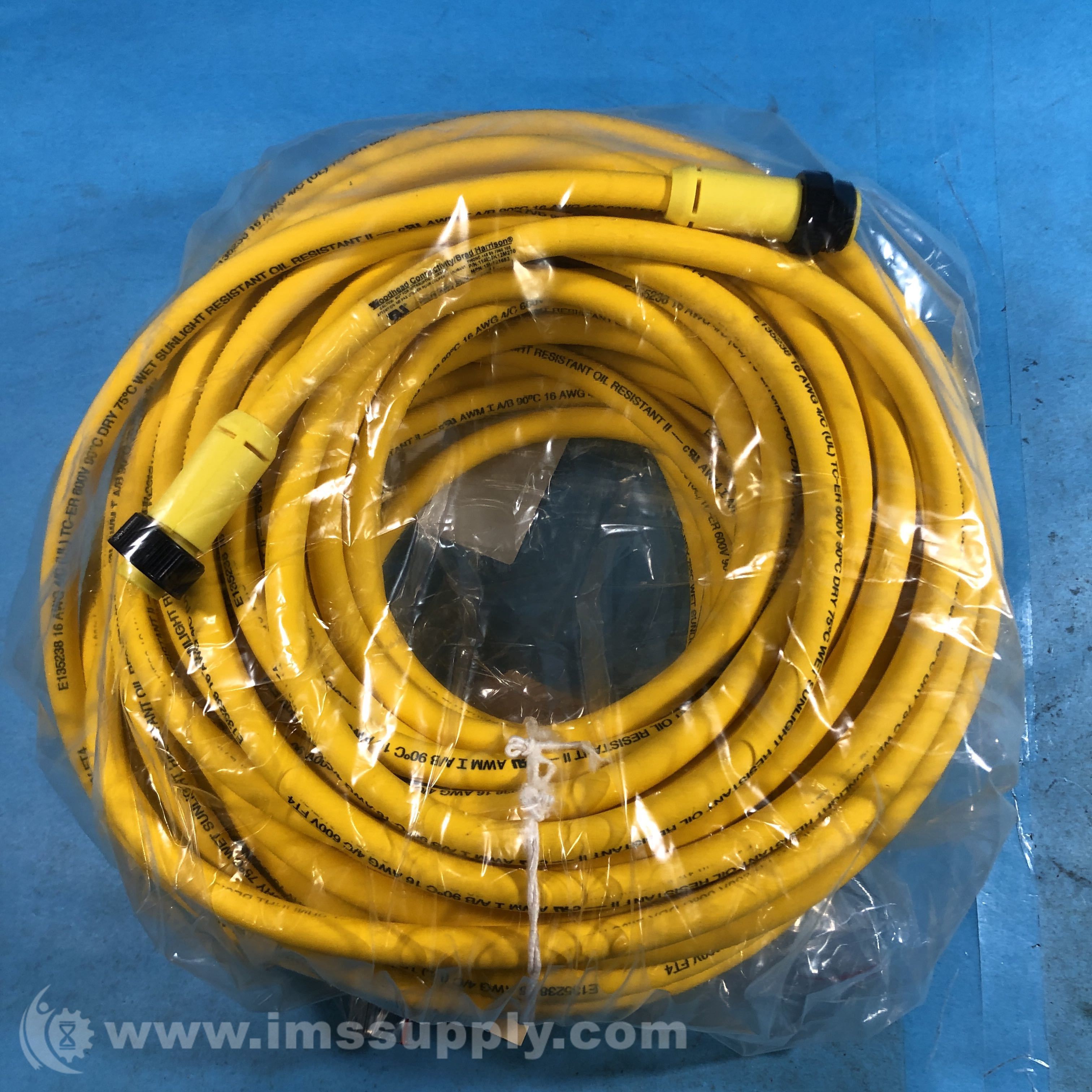 Molex 114030K12M270 Mini-Change A-Size Double-Ended Cordset - IMS Supply