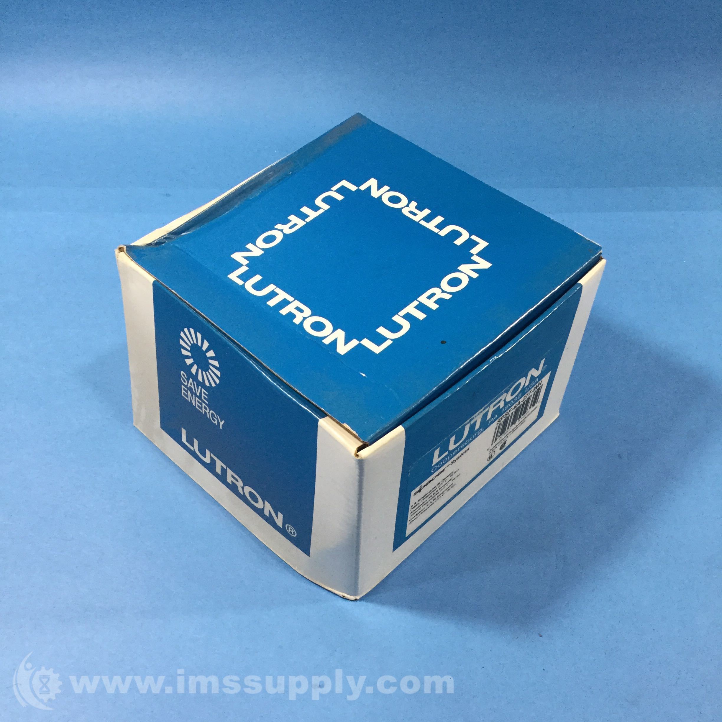 Lutron SPSF-6A-277-WH Spacer System Dimmer Switch, 277 Volt AC - IMS Supply