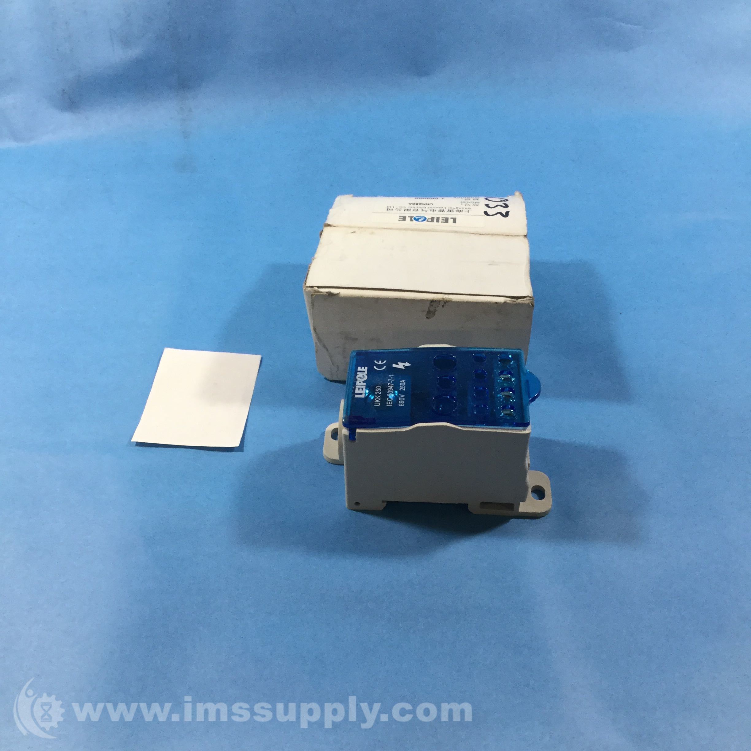 Shanghai Leipold Electric Co UKK250A Power Distribution Block - IMS Supply