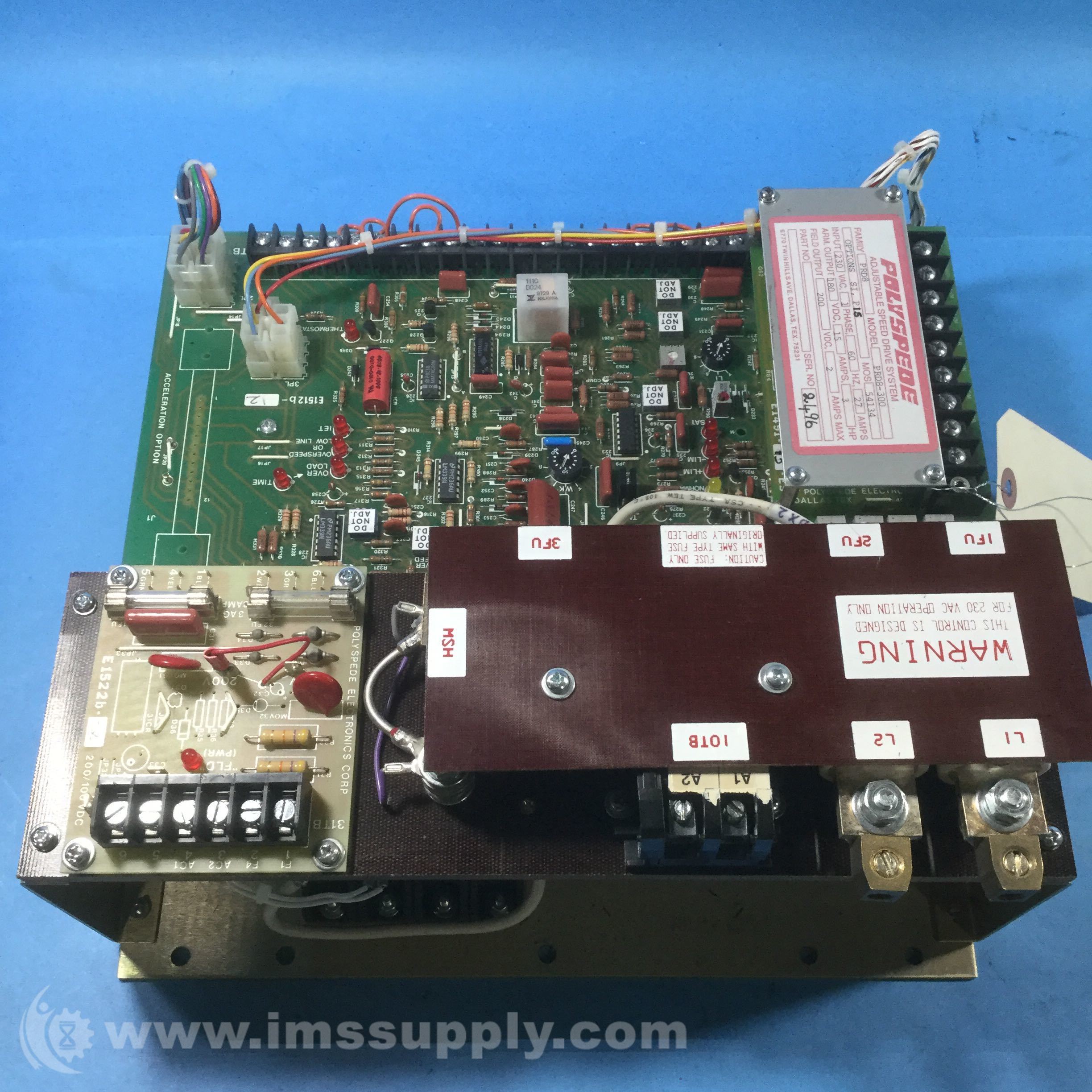 Polyspede PRD8-300 Adjustable Speed Drive System - IMS Supply