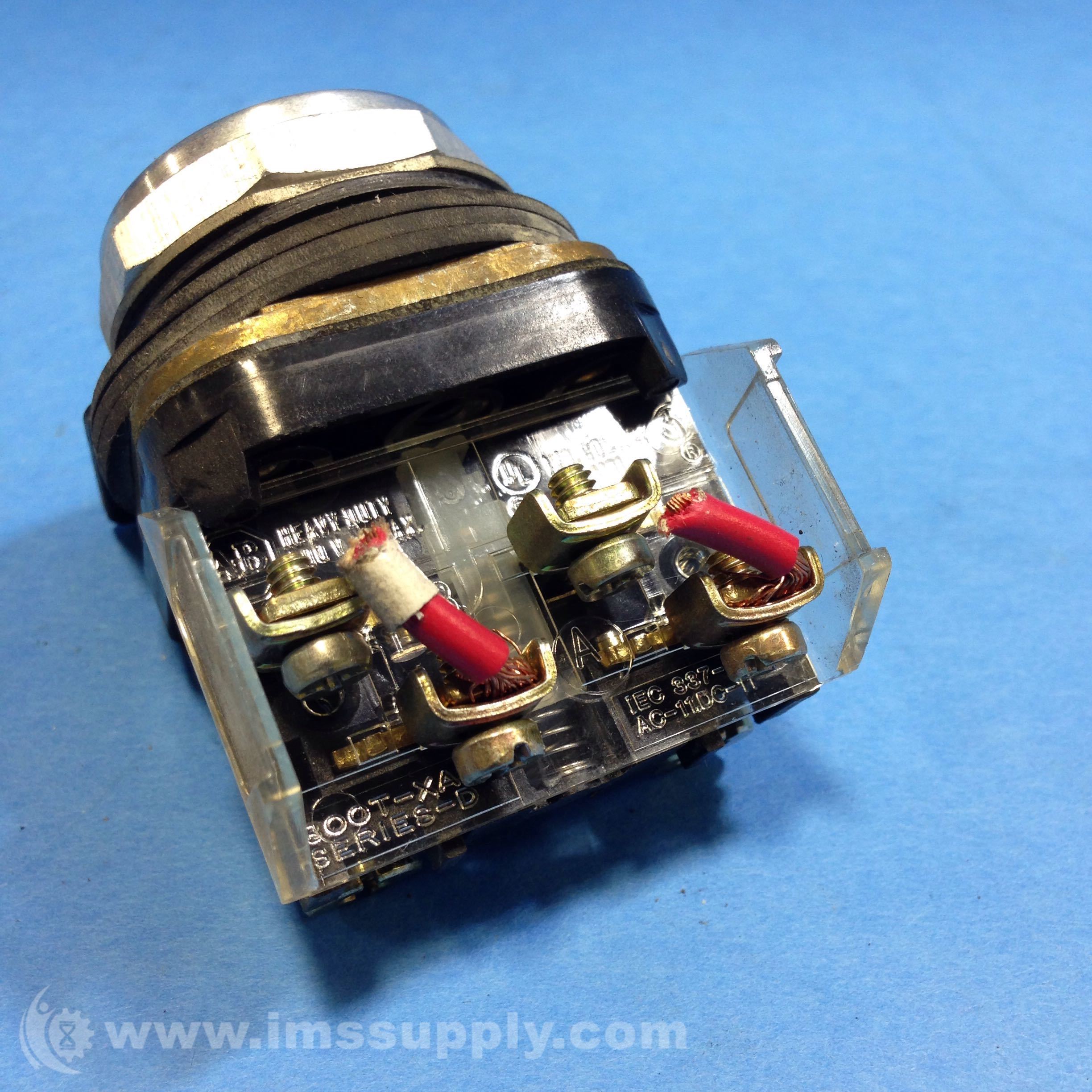 Allen Bradley 800T-A2 30MM Momentary Black Push Button - IMS Supply