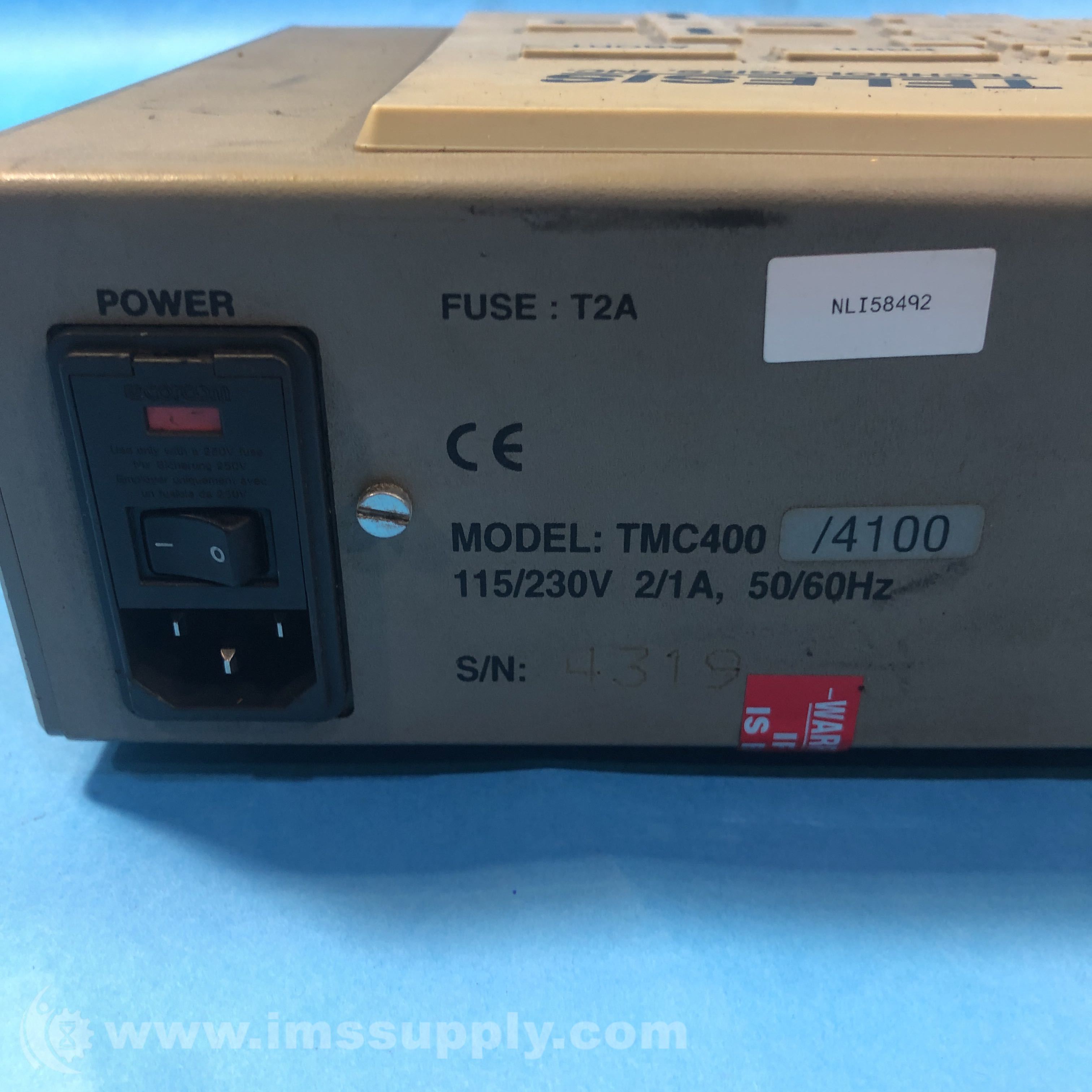 TELESIS TMC400/4100 Controller Keyboard 115/230V - IMS Supply