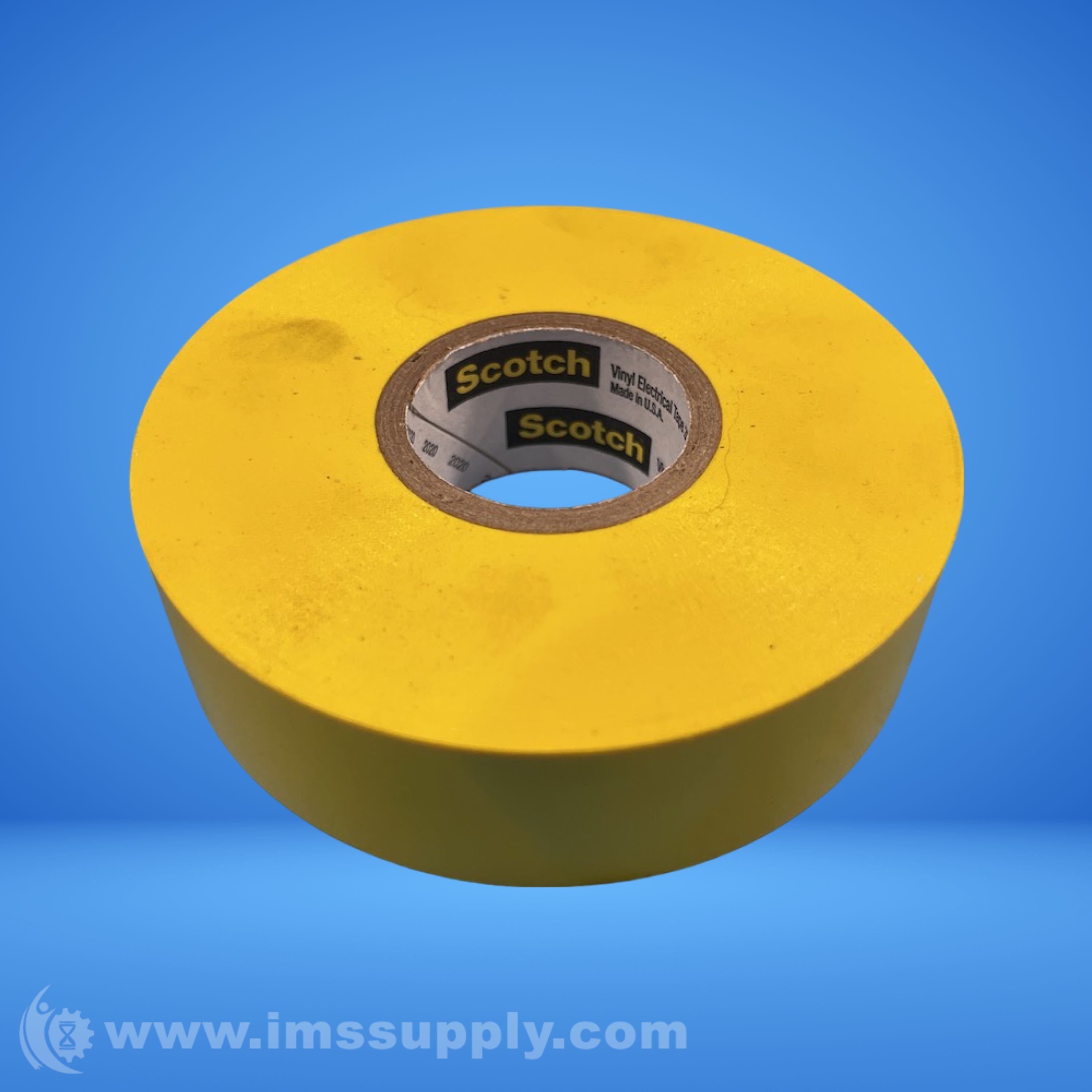 Scotch IEC 60454-3-1-6/F-PVCP/90 Vinyl Electrical Tape, Yellow - IMS Supply