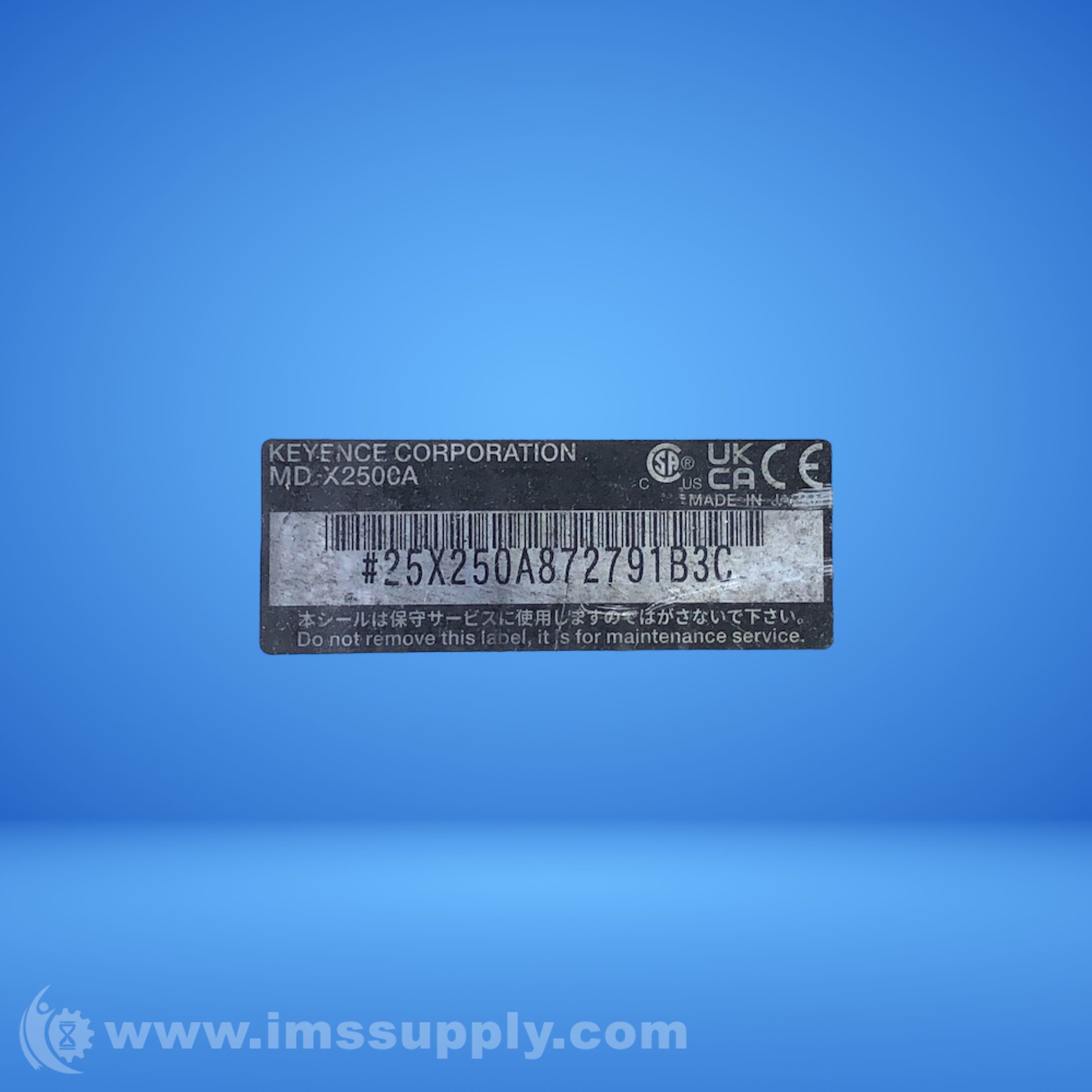 Keyence MD-X2500 3-Axis Hybrid Laser Marker - IMS Supply