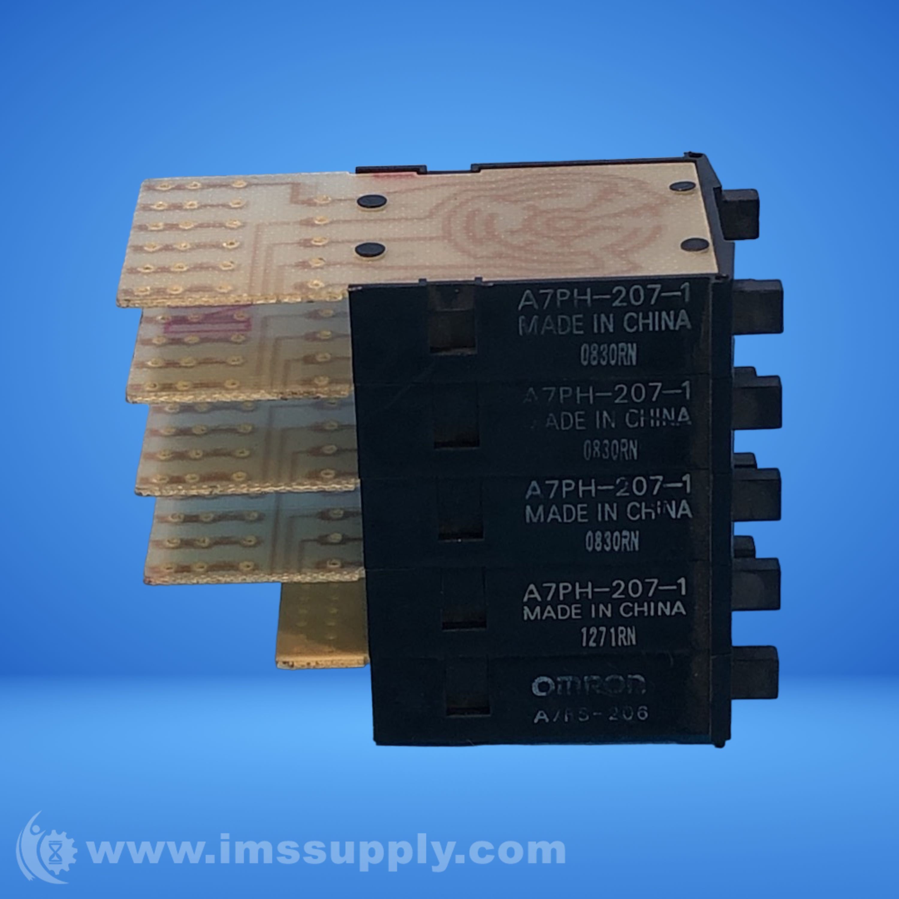 Omron A7PH-207-1 Single Black Thumbwheel Switch - IMS Supply