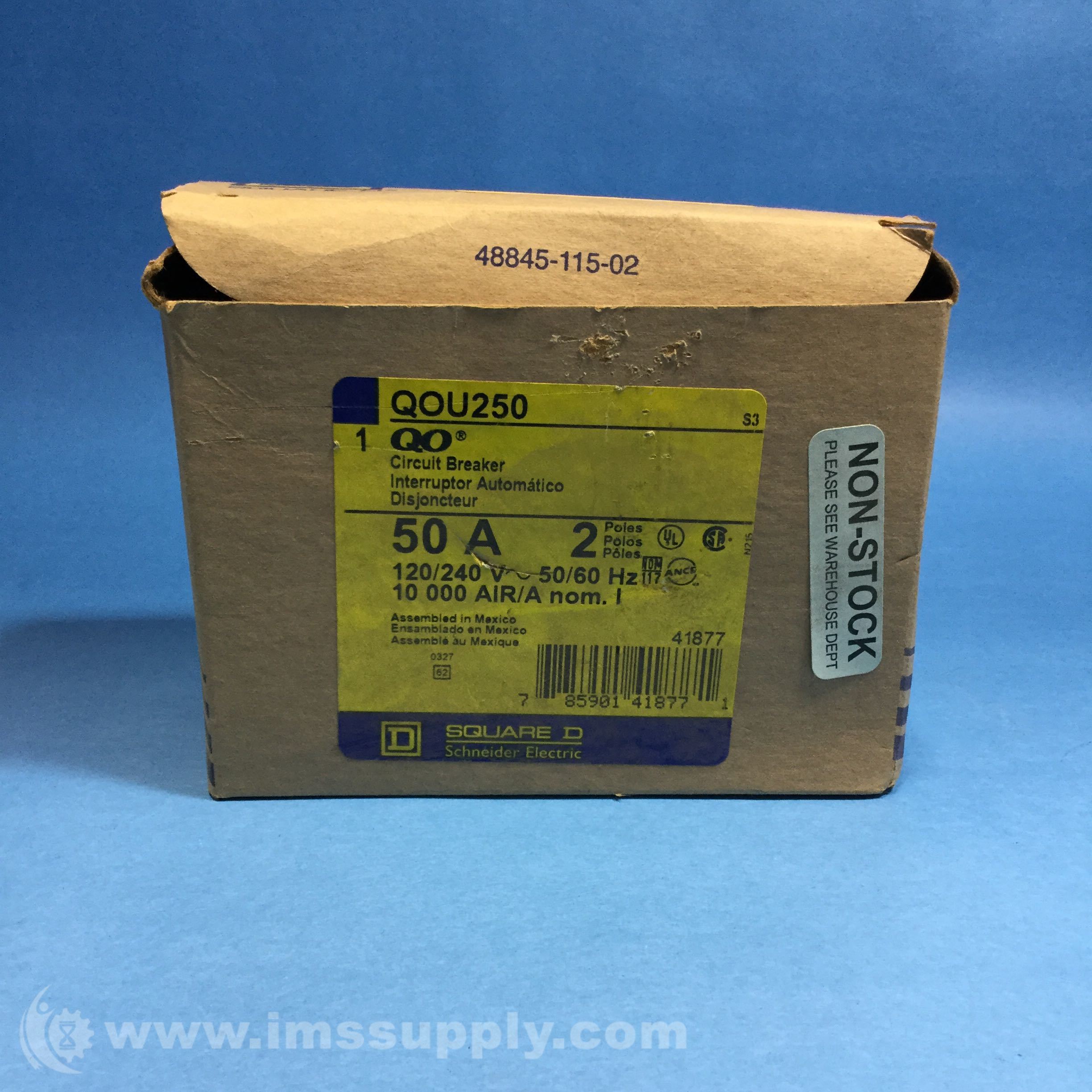 Square D QOU250 Circuit Breaker - IMS Supply