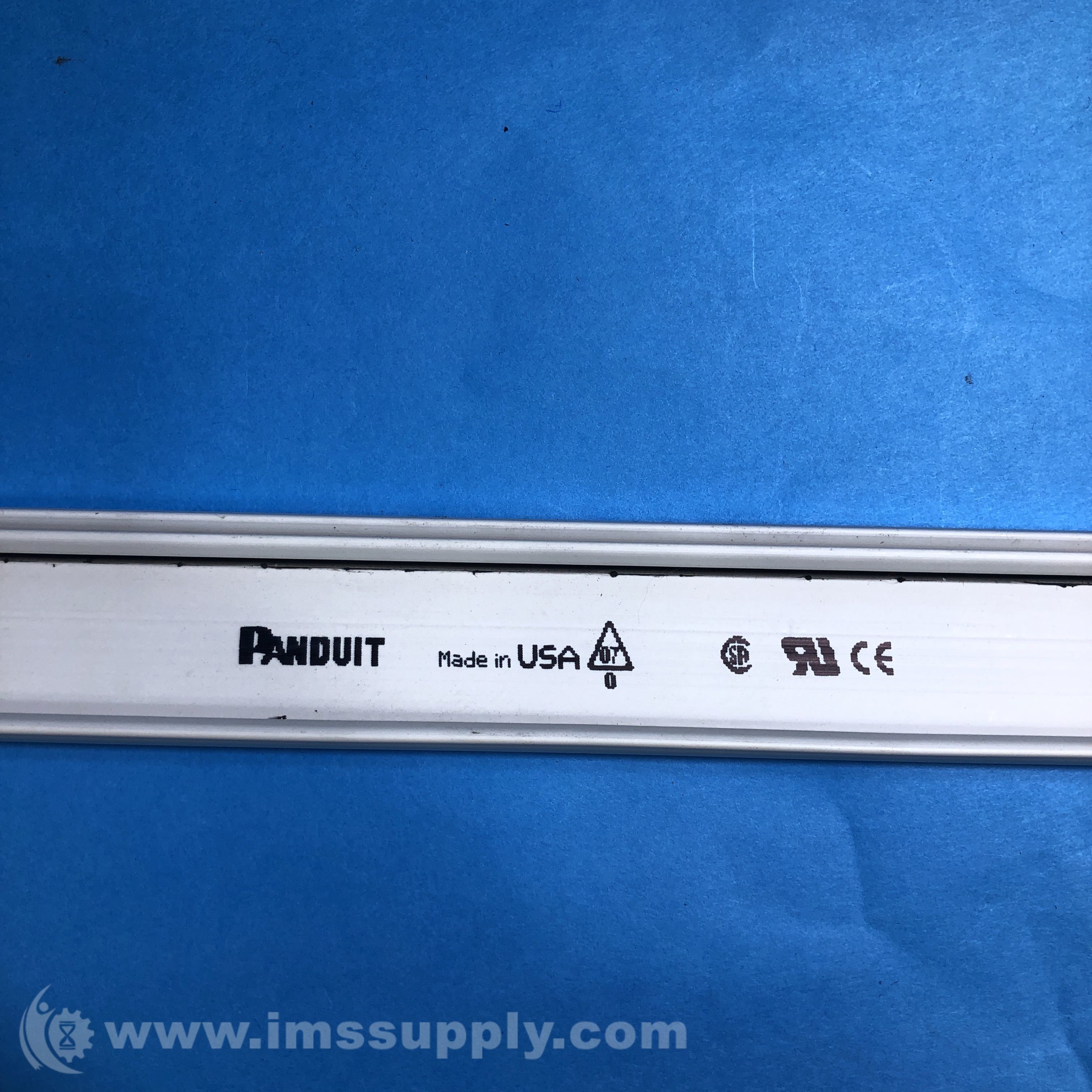 Panduit NC1WH6 6 Feet Flush Cover, White, Hal-Free, 0.35x1.25 - IMS Supply