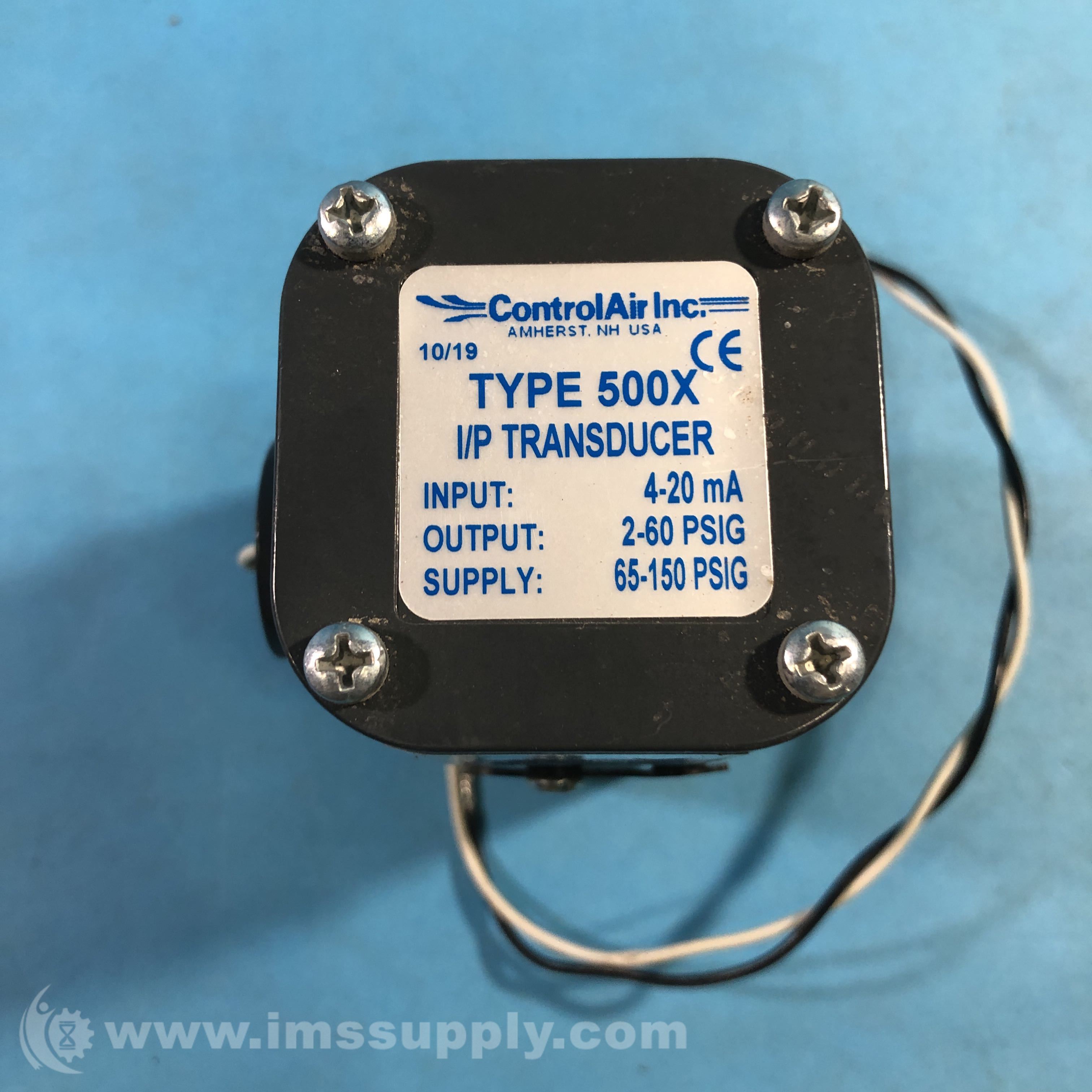 Control Air 500X Electropneumatic Transducer - IMS Supply