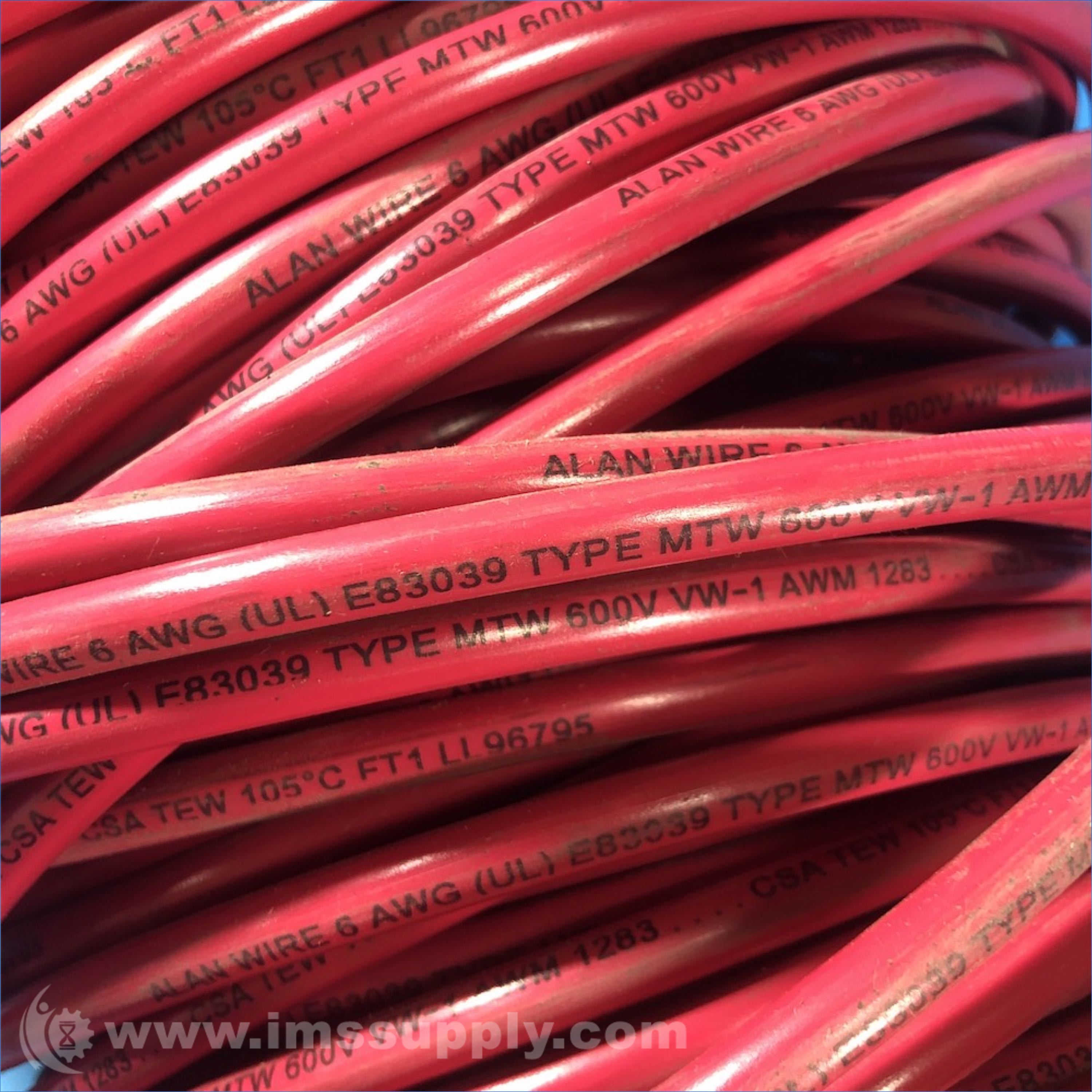 Alan Wire MTW-600V VW-1 AWM 1283 Machine Tool Wire E83039 - IMS Supply