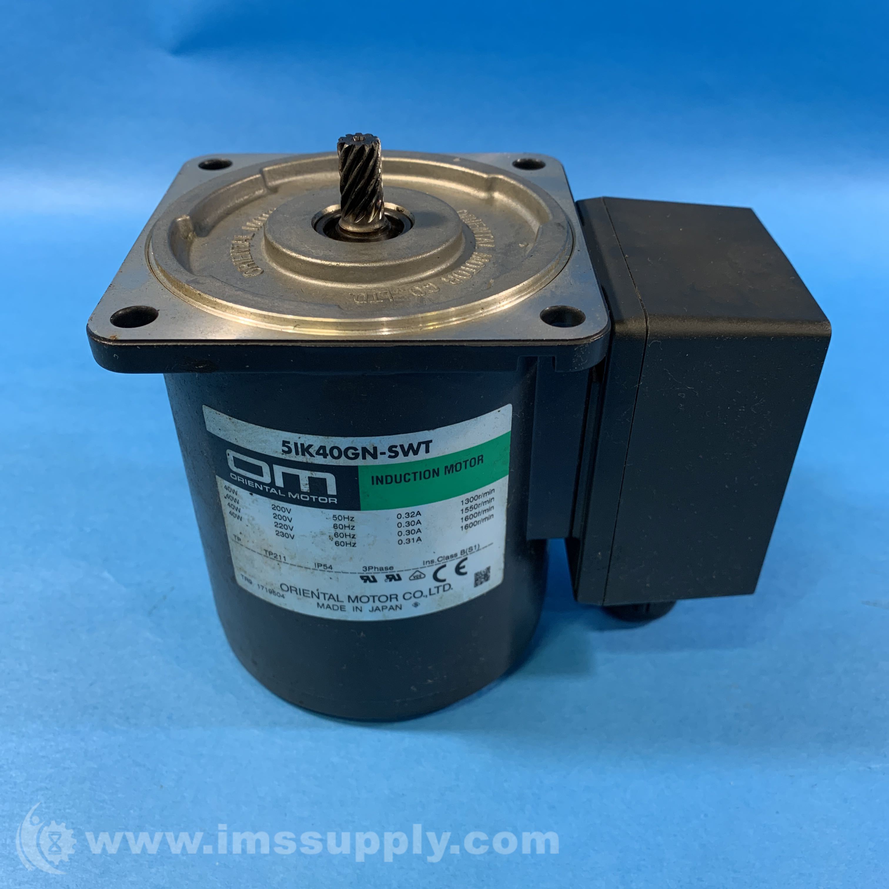 Oriental Motor 5IK40GN-SWT Induction Motor - IMS Supply