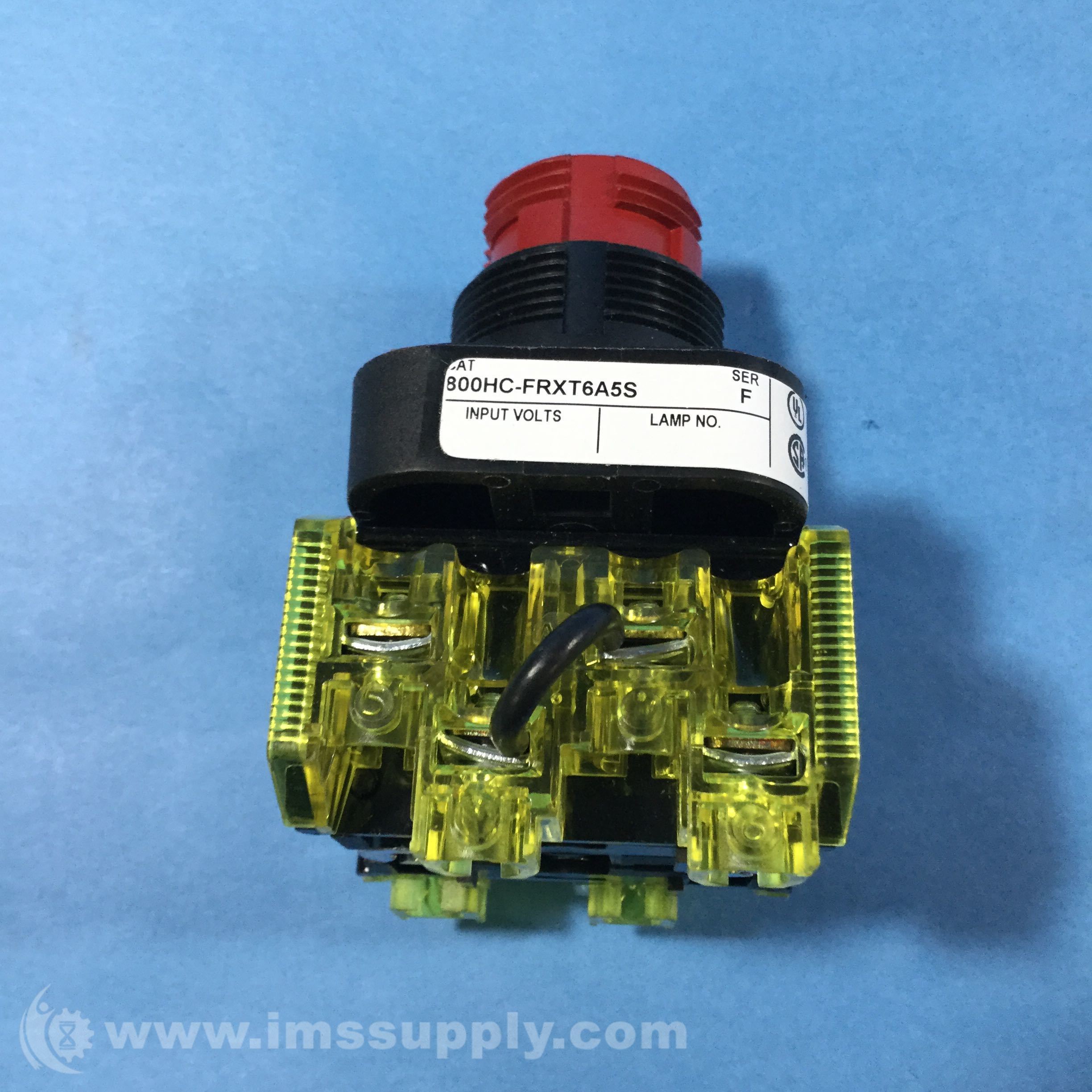 Allen Bradley 800HC-FRXT6A5S Push-Pull / Twist to Release, Red - IMS Supply