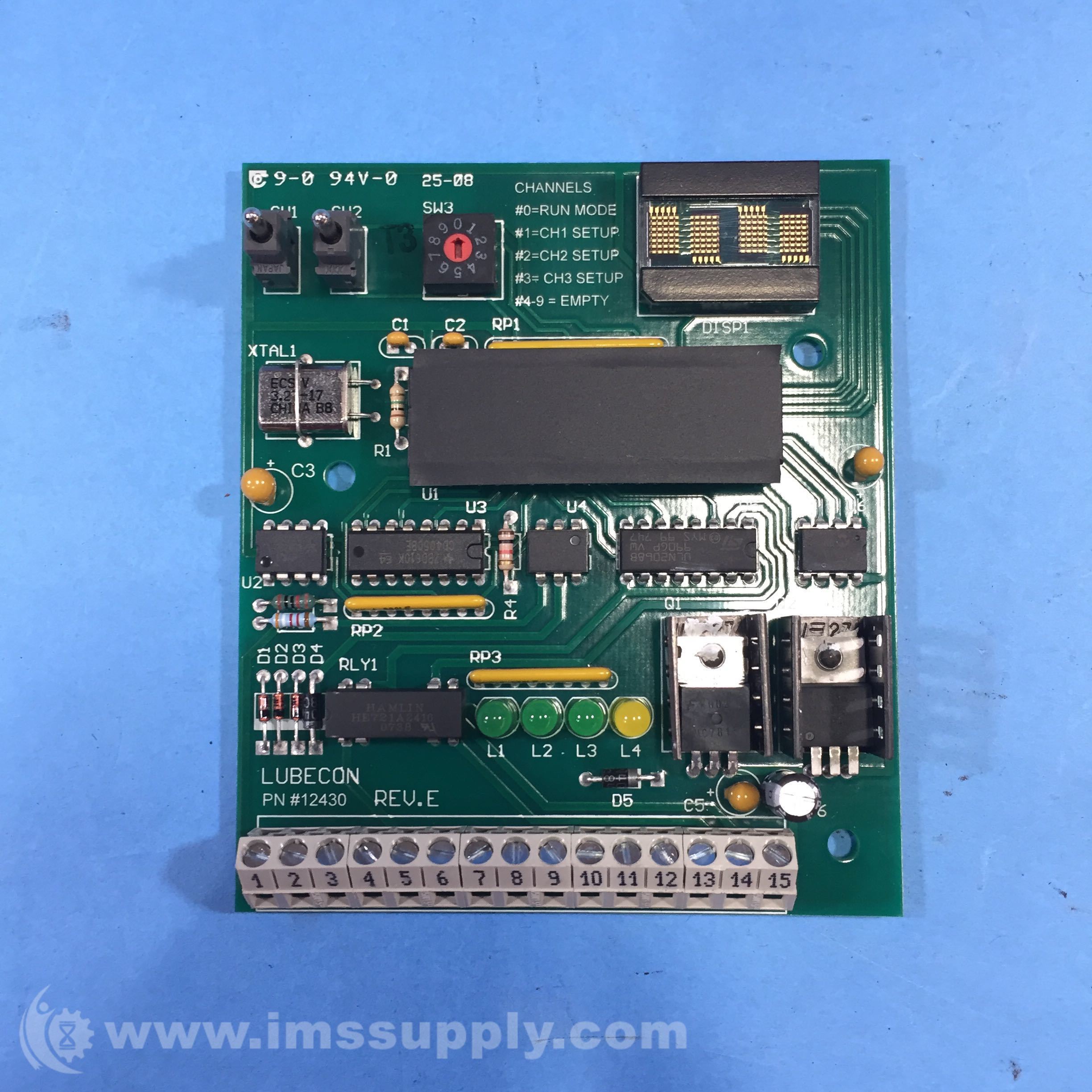 Castrol Limited 12430 Lubecon PC Board - IMS Supply